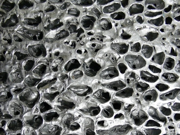 Stabilized aluminum foam large cell panel ALUSION™ - LARGE CELL ALFG-43 ...