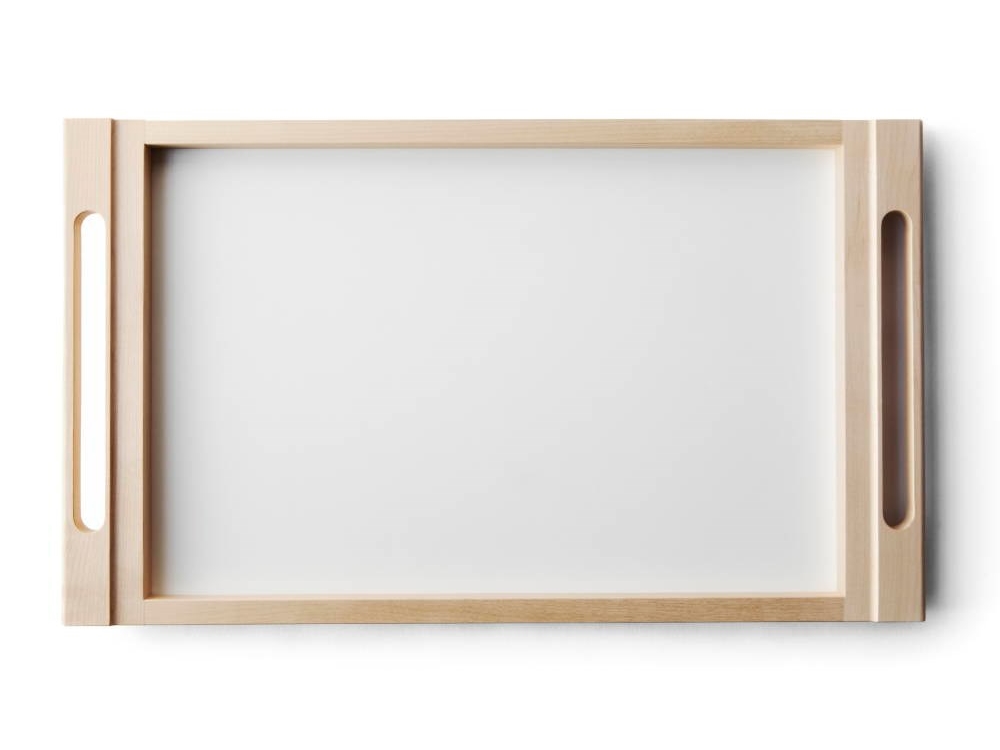 ALVAR Rectangular birch tray By Nikari | design Alvar Aalto