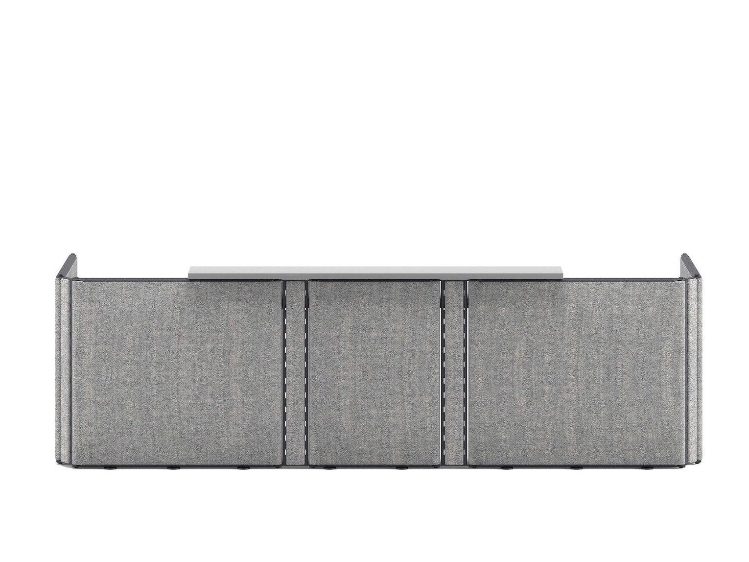 ALVEARE Modular fabric reception desk By Ersa | design Claudio Bellini