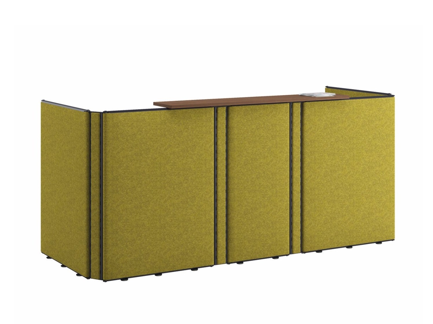 ALVEARE Modular fabric reception desk By Ersa | design Claudio Bellini