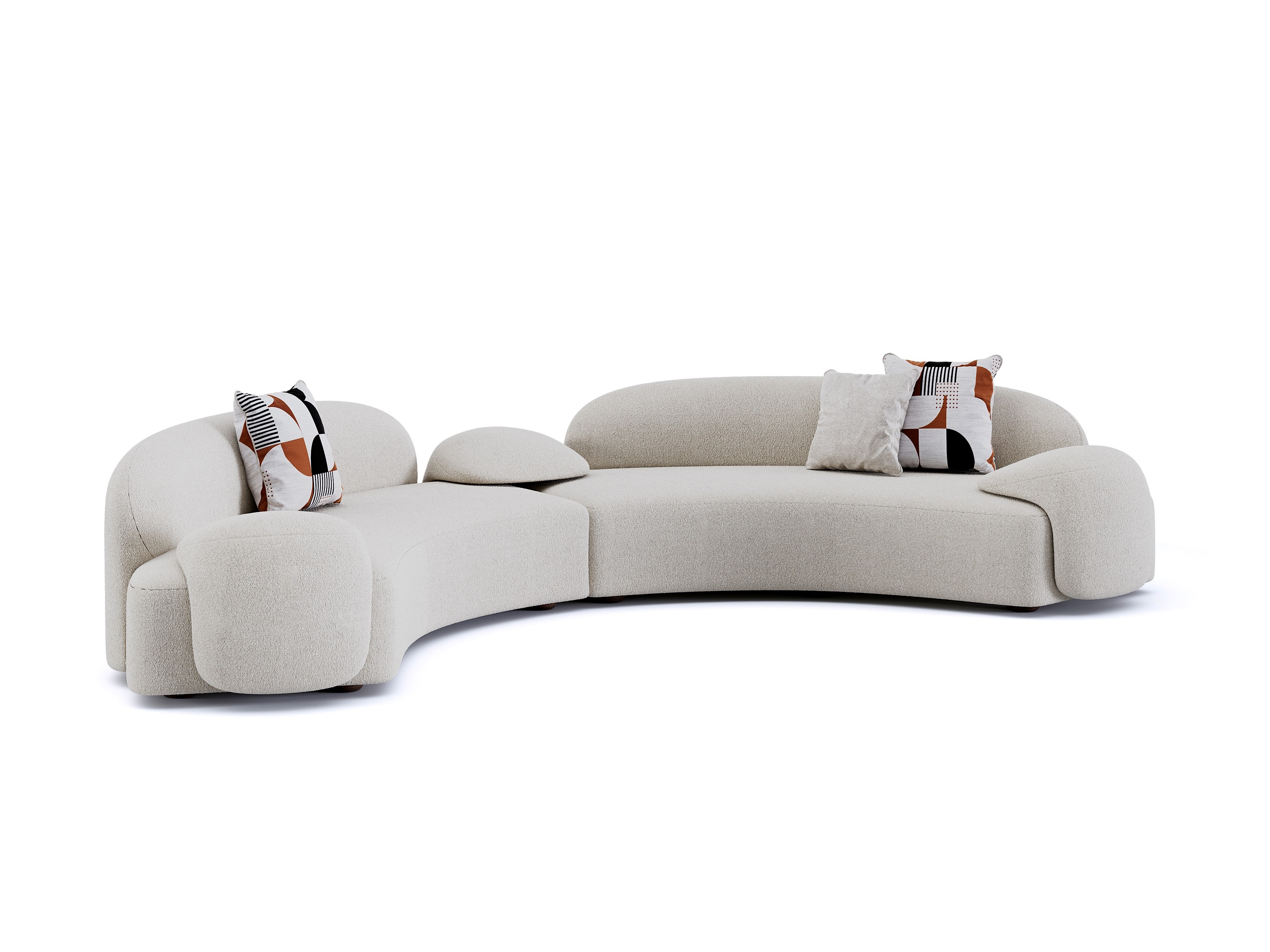 AMA | Canapé rond Canapé rond en tissu By Paolo Castelli | design Paolo ...