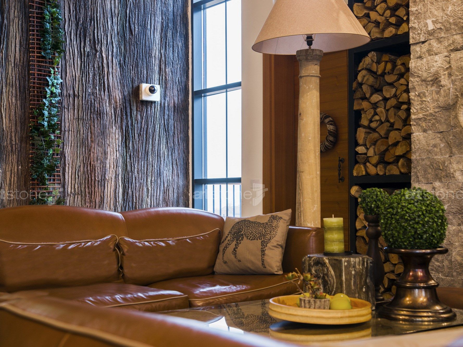 AMAZON Pannello in fibra di vetro con superficie effetto corteccia By ...