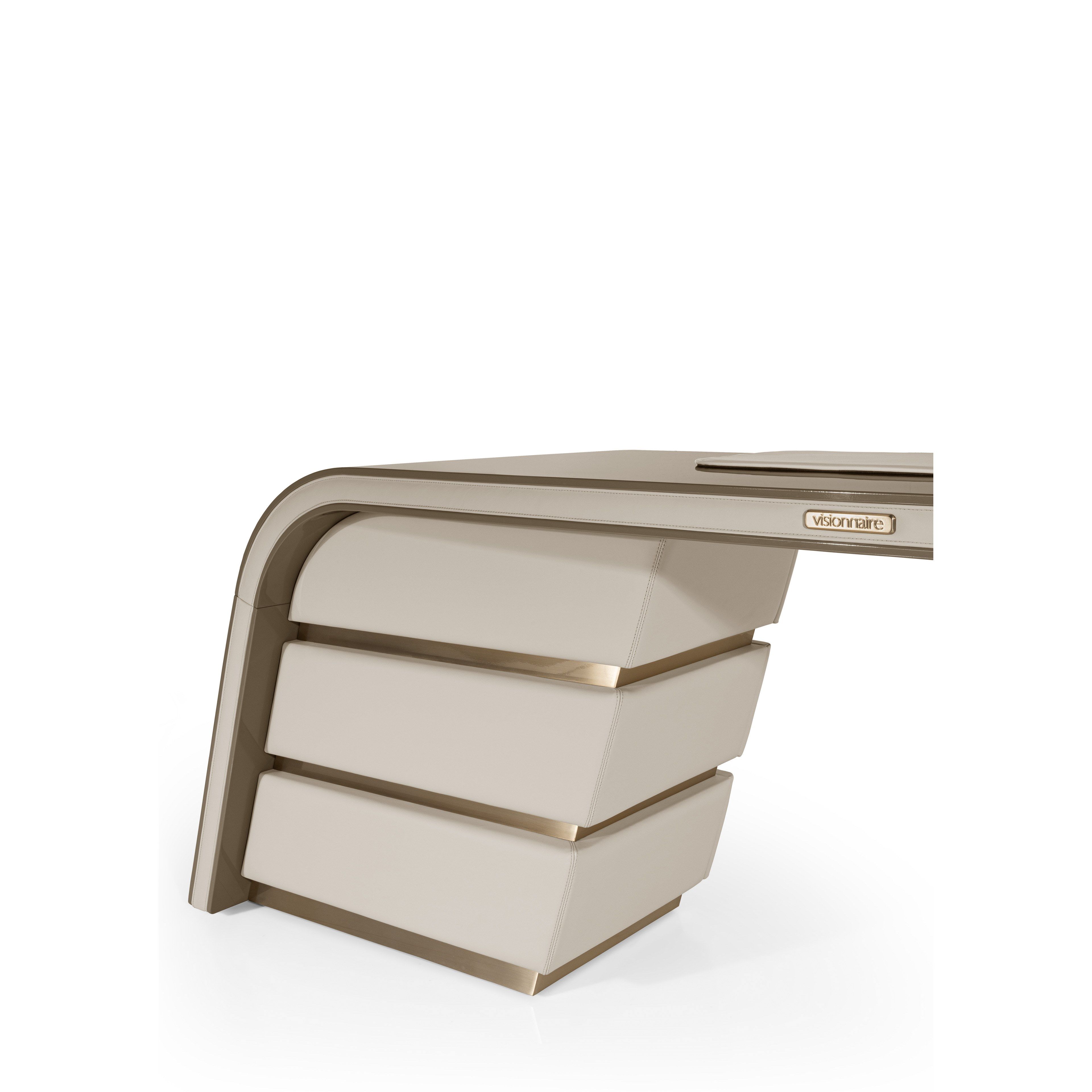 STARLIGHT Rectangular office desk with drawers By Visionnaire