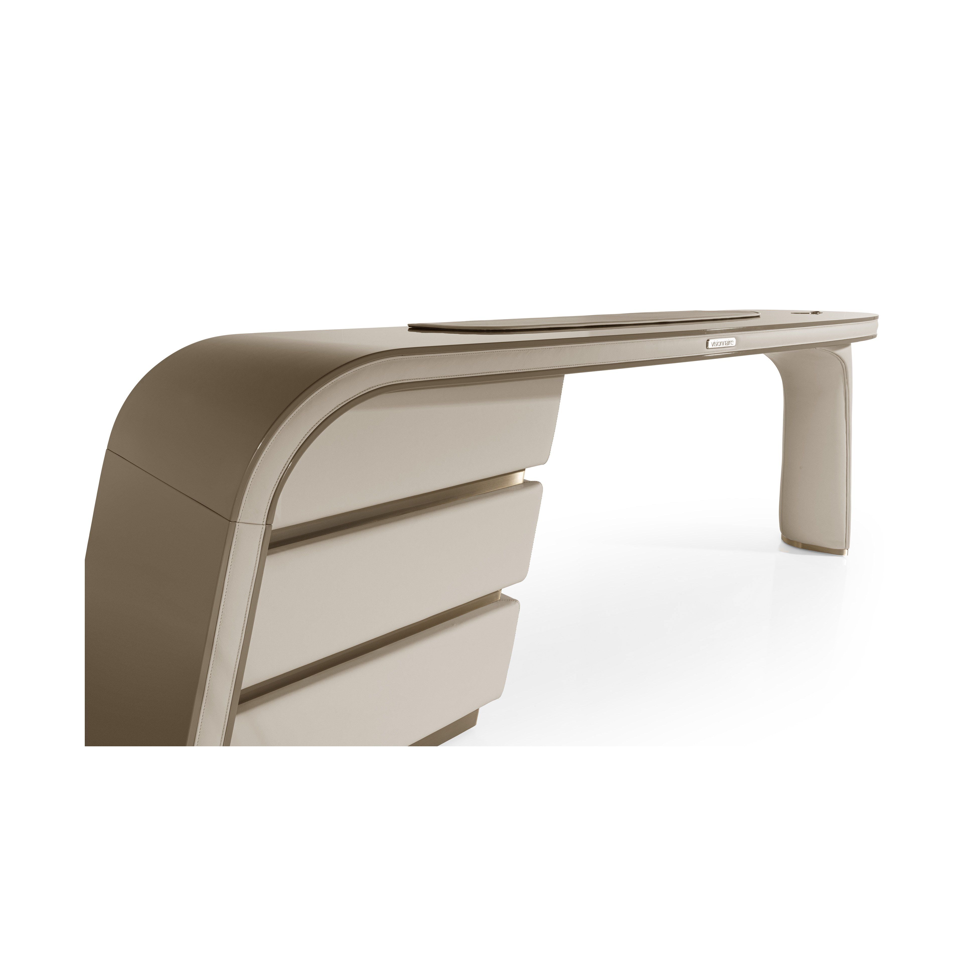 STARLIGHT Rectangular office desk with drawers By Visionnaire