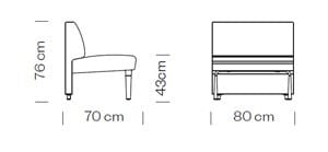 Fabric bench seating with back AMBIT 1040 Ambit Collection By Et al ...