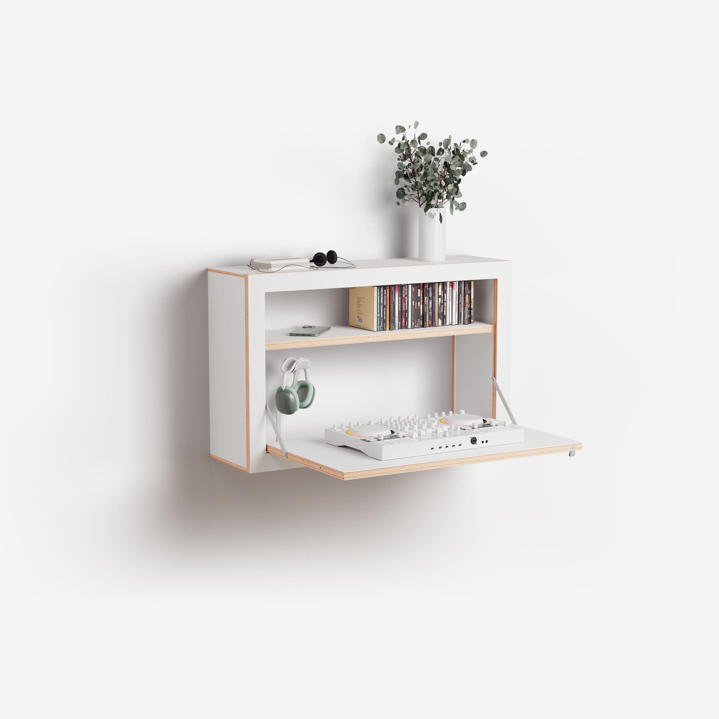 FLÄPPS BOX DESK 80x50x20 - WHITE Secretary desk By AMBIVALENZ | design ...