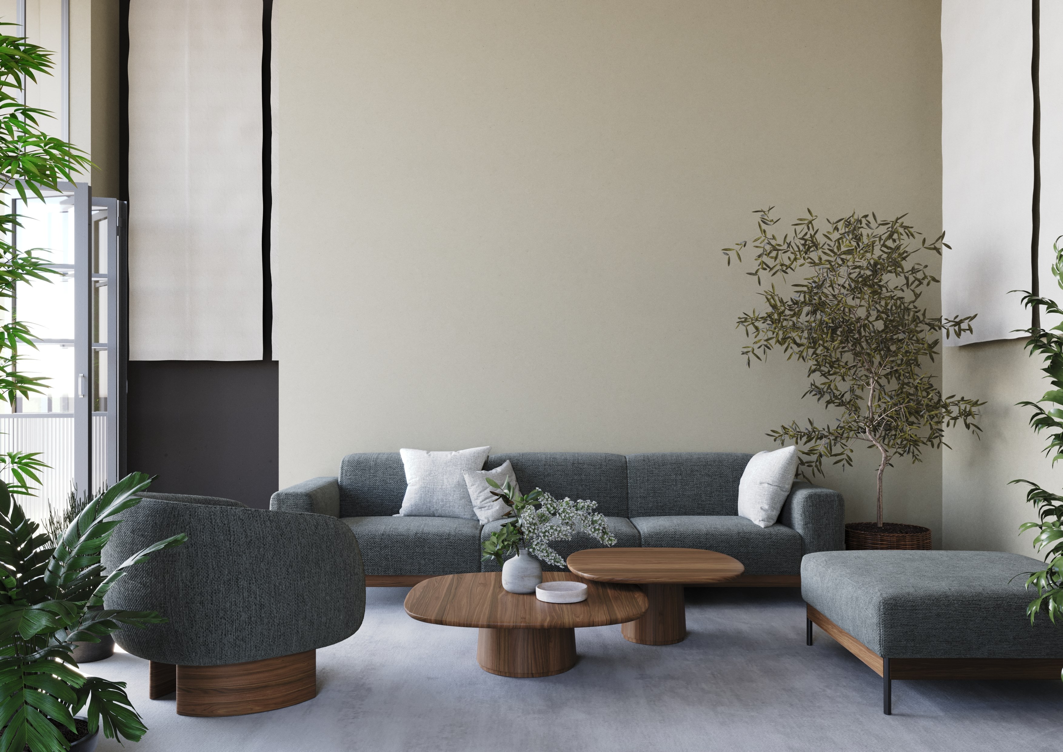 AMOS Square low wooden coffee table for living room By Wewood