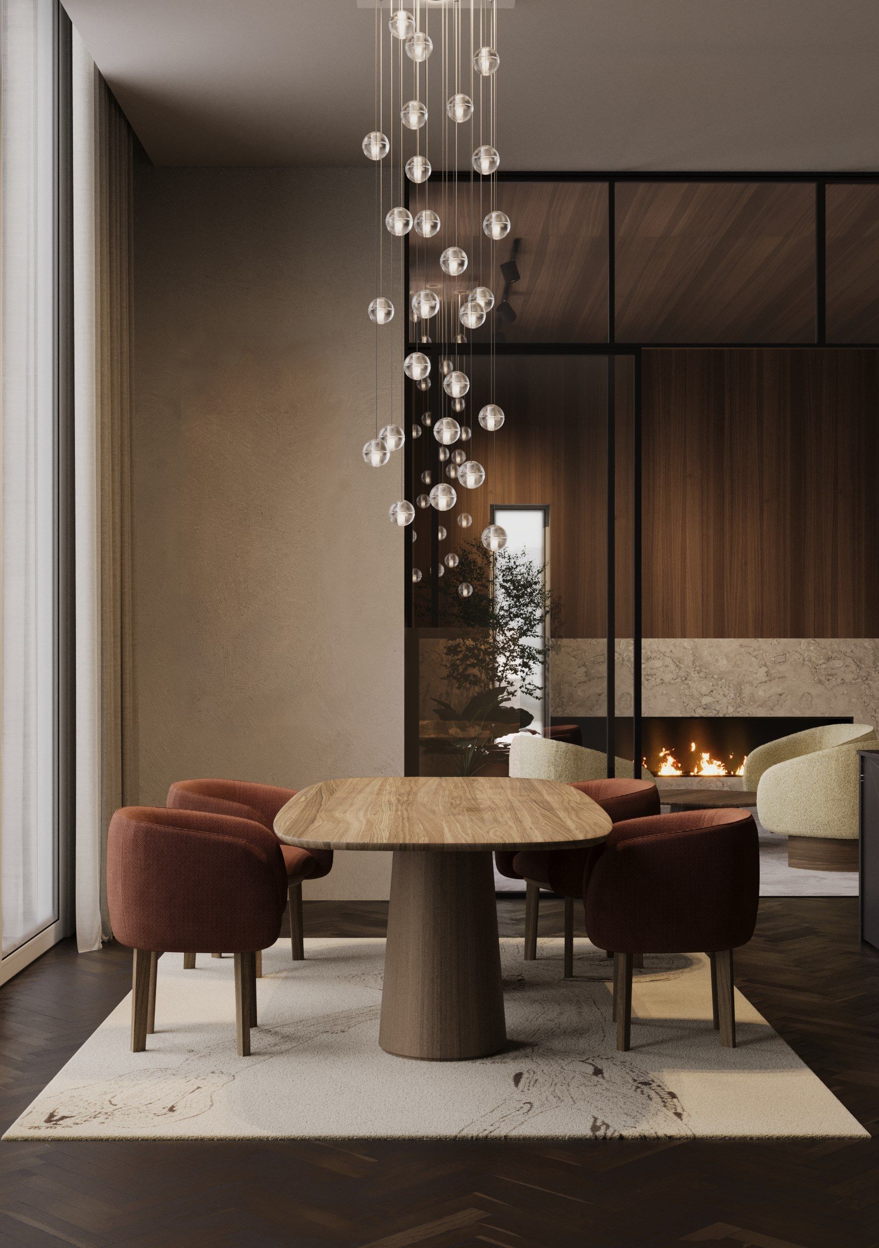 AMOS Rectangular wooden dining table By Wewood