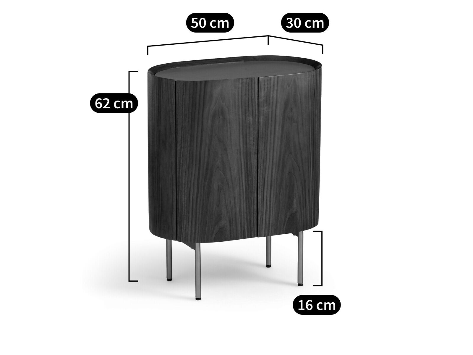 ASLEN Bedside table By AMPM