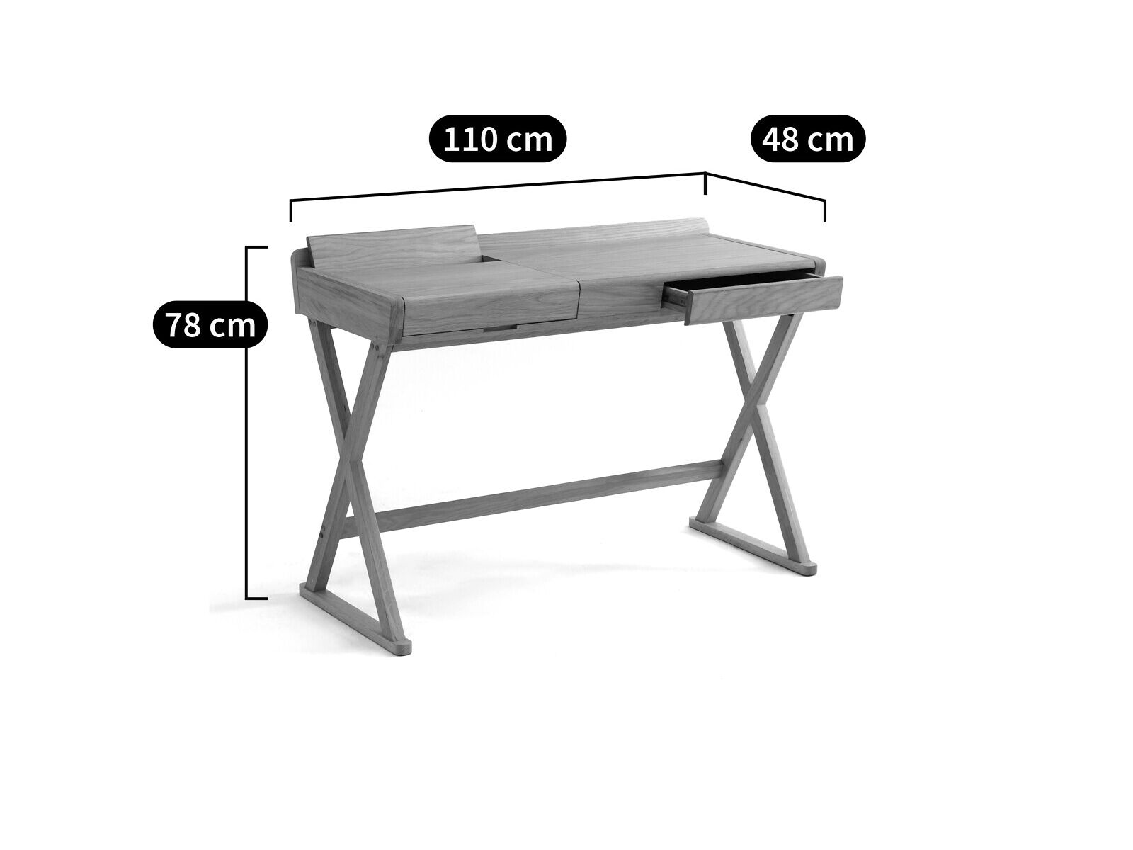 BRIXTON Writing desk By AMPM