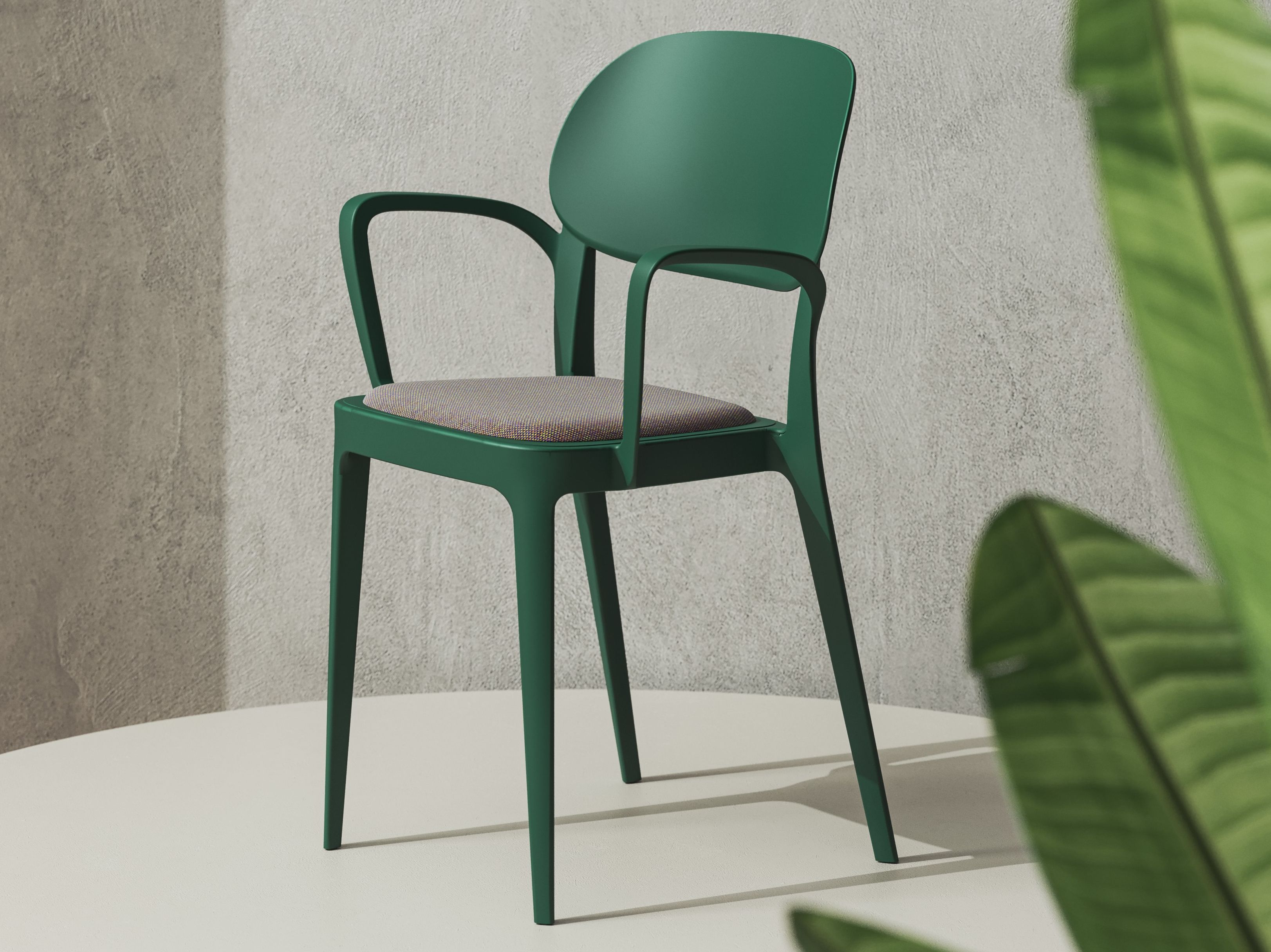 AMY Stackable technopolymer chair By ALMA DESIGN | design Valerio Sommella