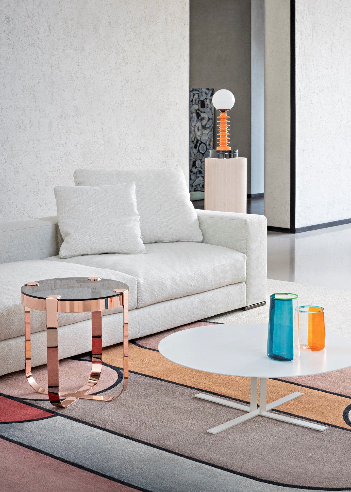 Divano componibile sfoderabile in tessuto ANANTA CLASS - Saba Italia