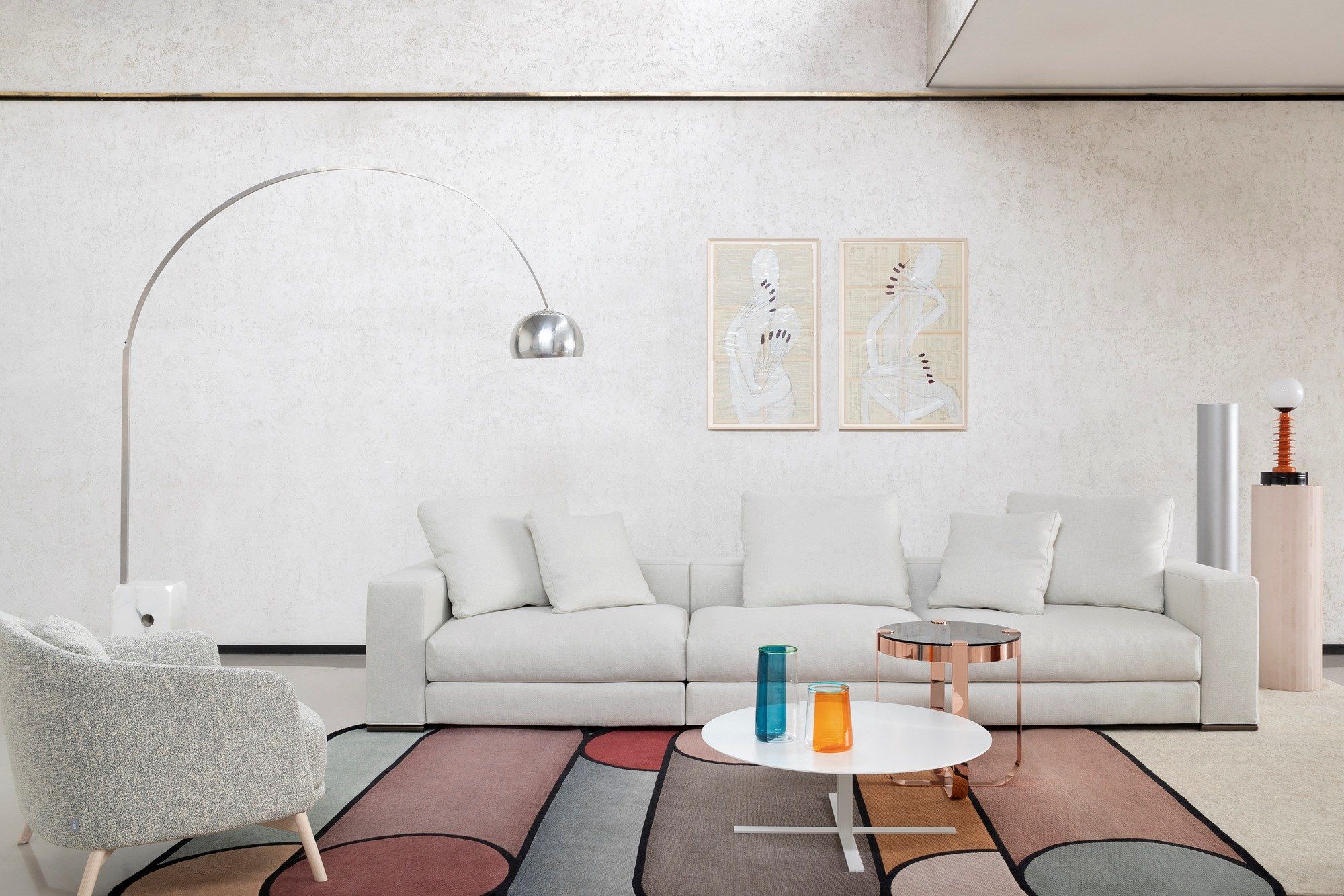 Divano componibile sfoderabile in tessuto ANANTA CLASS - Saba Italia