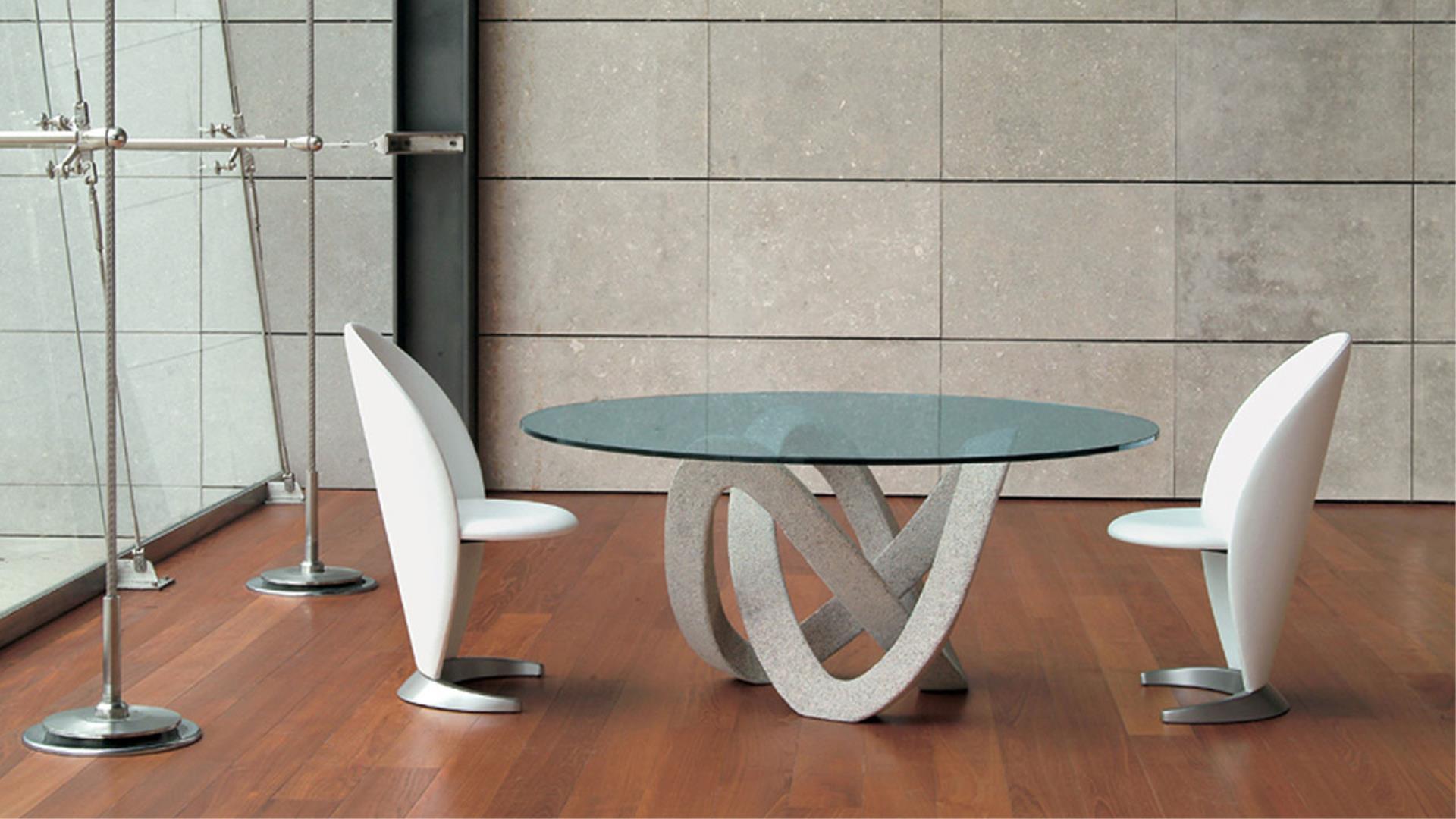 ANDROMEDA Round dining table By Reflex