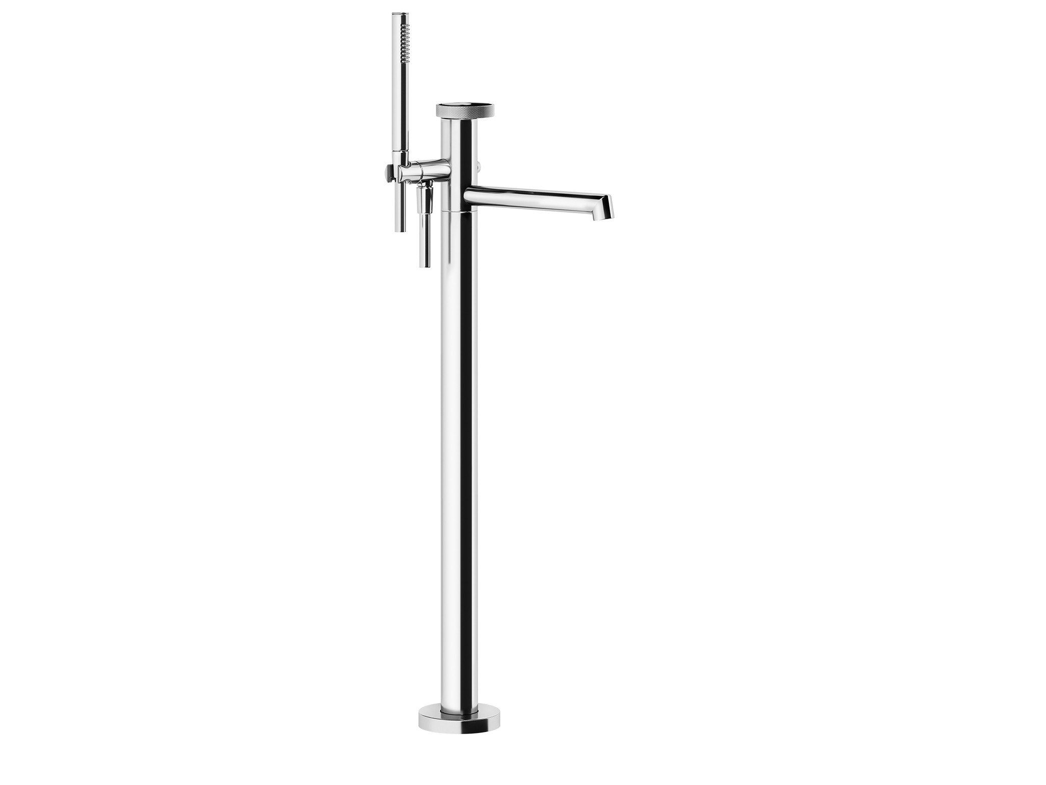 ANELLO Floor standing brass bathtub mixer with hand shower By Gessi ...