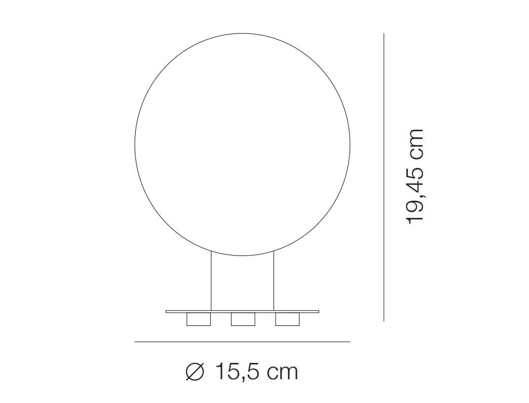 ANGEL L | Indirect light table lamp By STIP design Elia Mangia