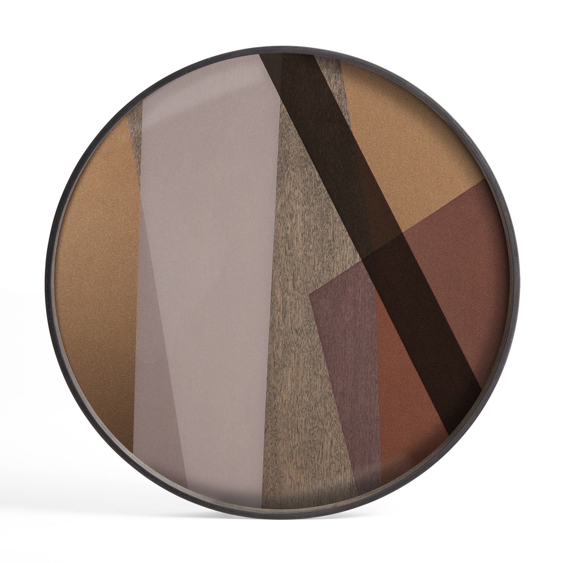 ANGLE GLASS | Round tray Round glass tray By Ethnicraft | design Dawn ...