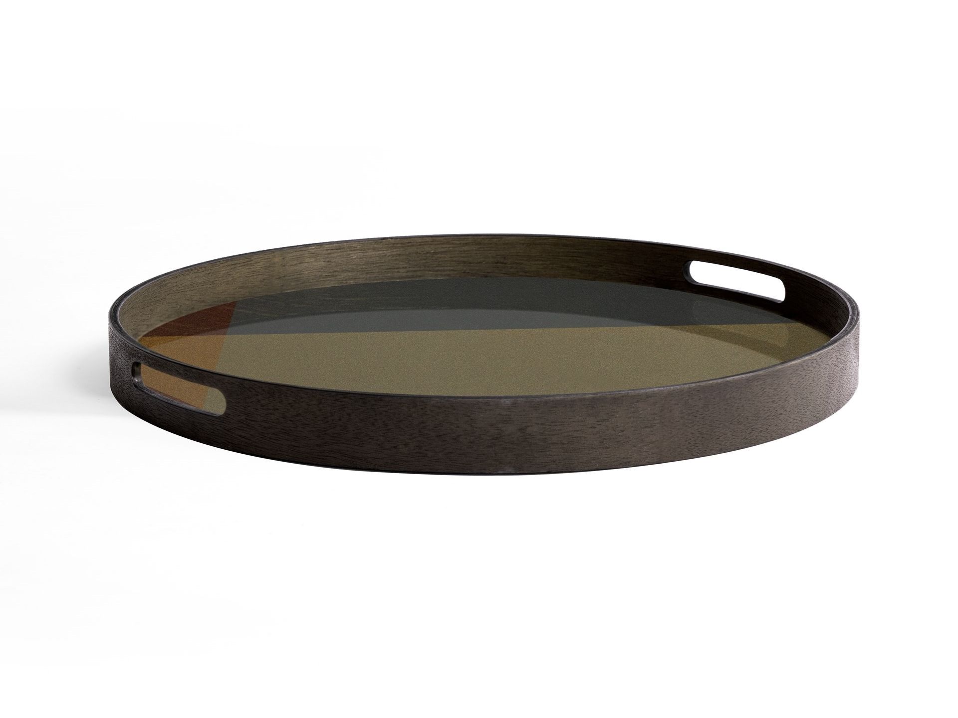 ANGLE GLASS | Round tray Round glass tray By Ethnicraft | design Dawn ...