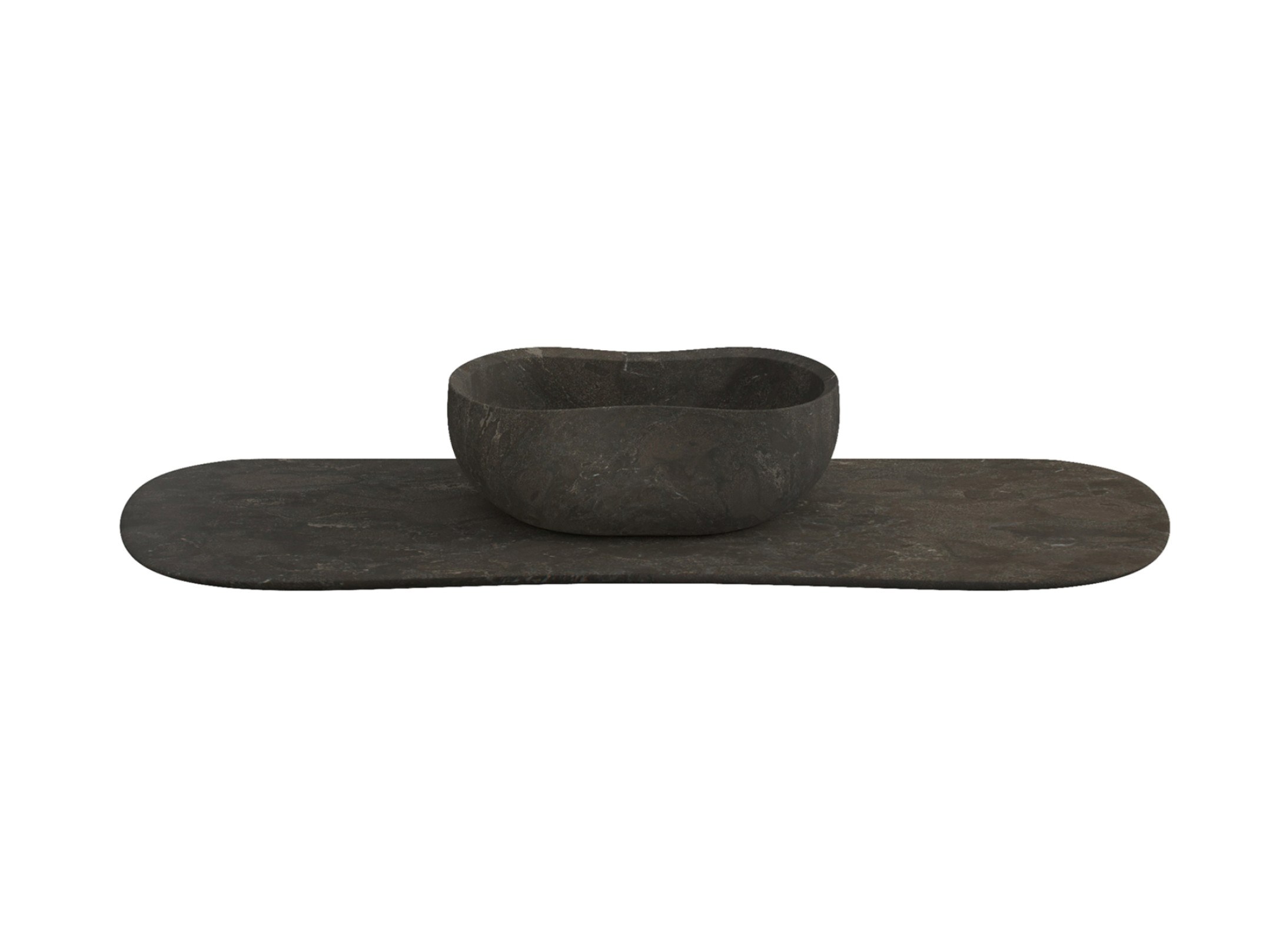 ANIMA Marble washbasin countertop By Salvatori | design Yabu Pushelberg