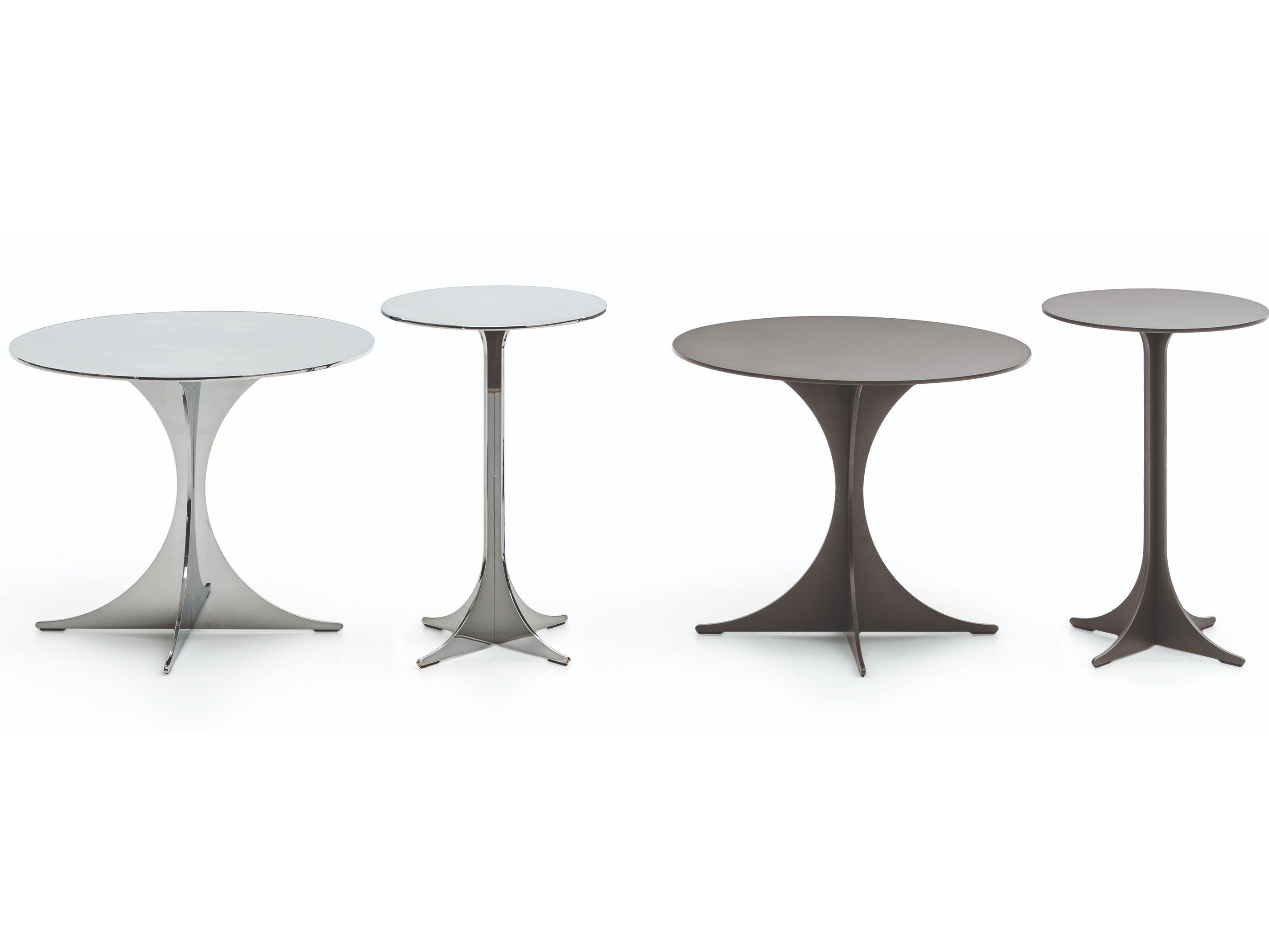 Contemporary style round metal coffee table ANISH By Minotti design ...
