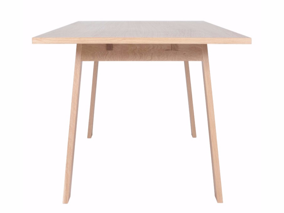 Rectangular oak dining table ANNA By ASPLUND design Thomas Sandell