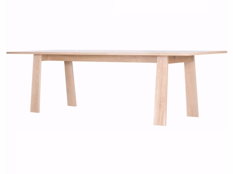 Rectangular oak dining table ANNA By ASPLUND design Thomas Sandell