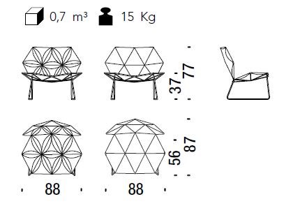 ANTIBODI | Armchair Antibodi Collection By Moroso design Patricia Urquiola