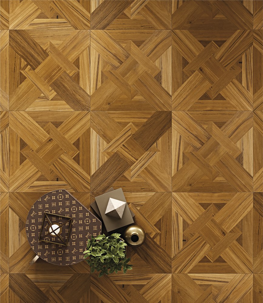 ANTICO ASOLO QUADROTTE Parquet in teak By CP Parquet