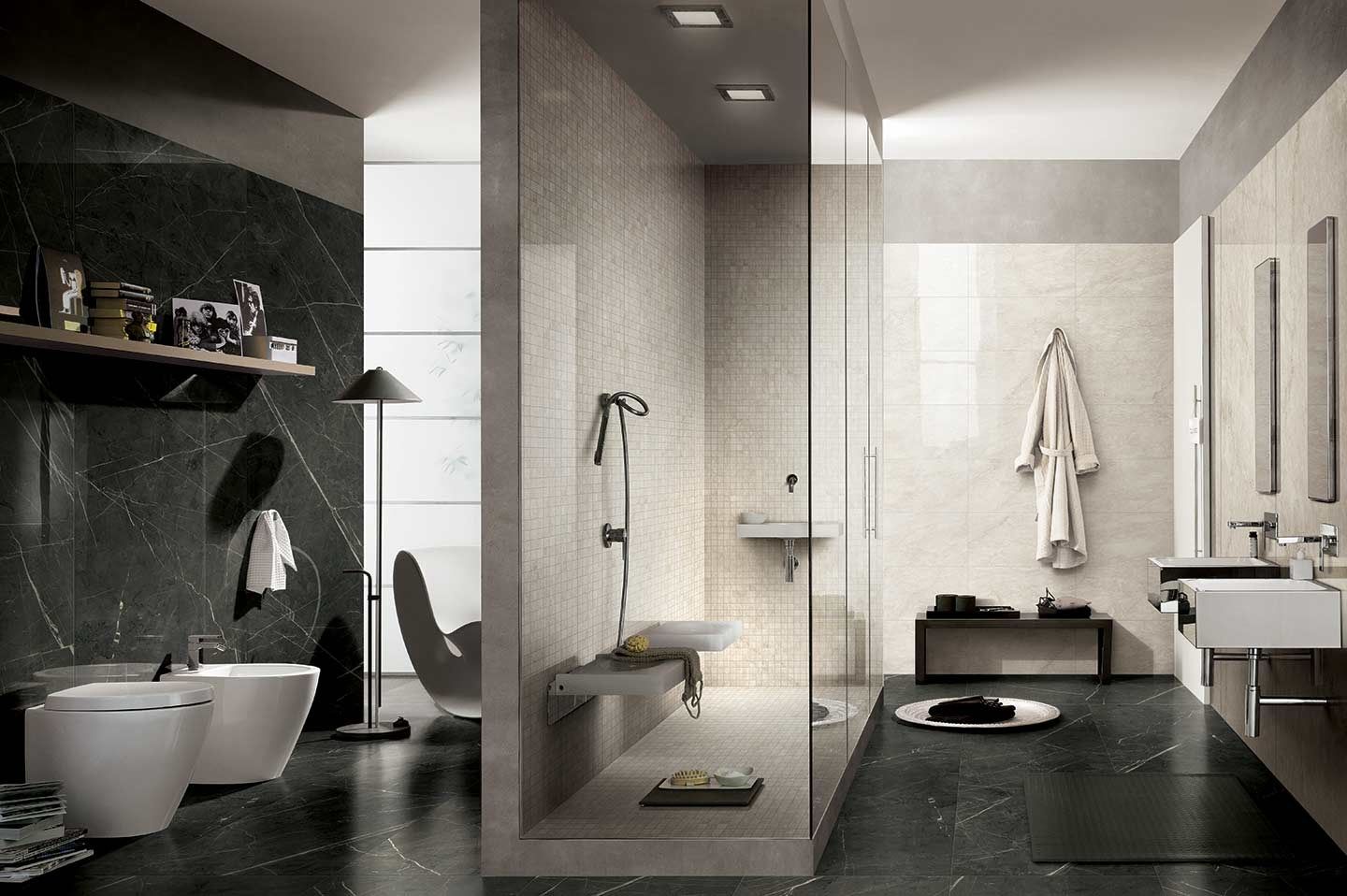 ANTIQUE MARBLE Porcelain stoneware wall/floor tiles with marble effect ...