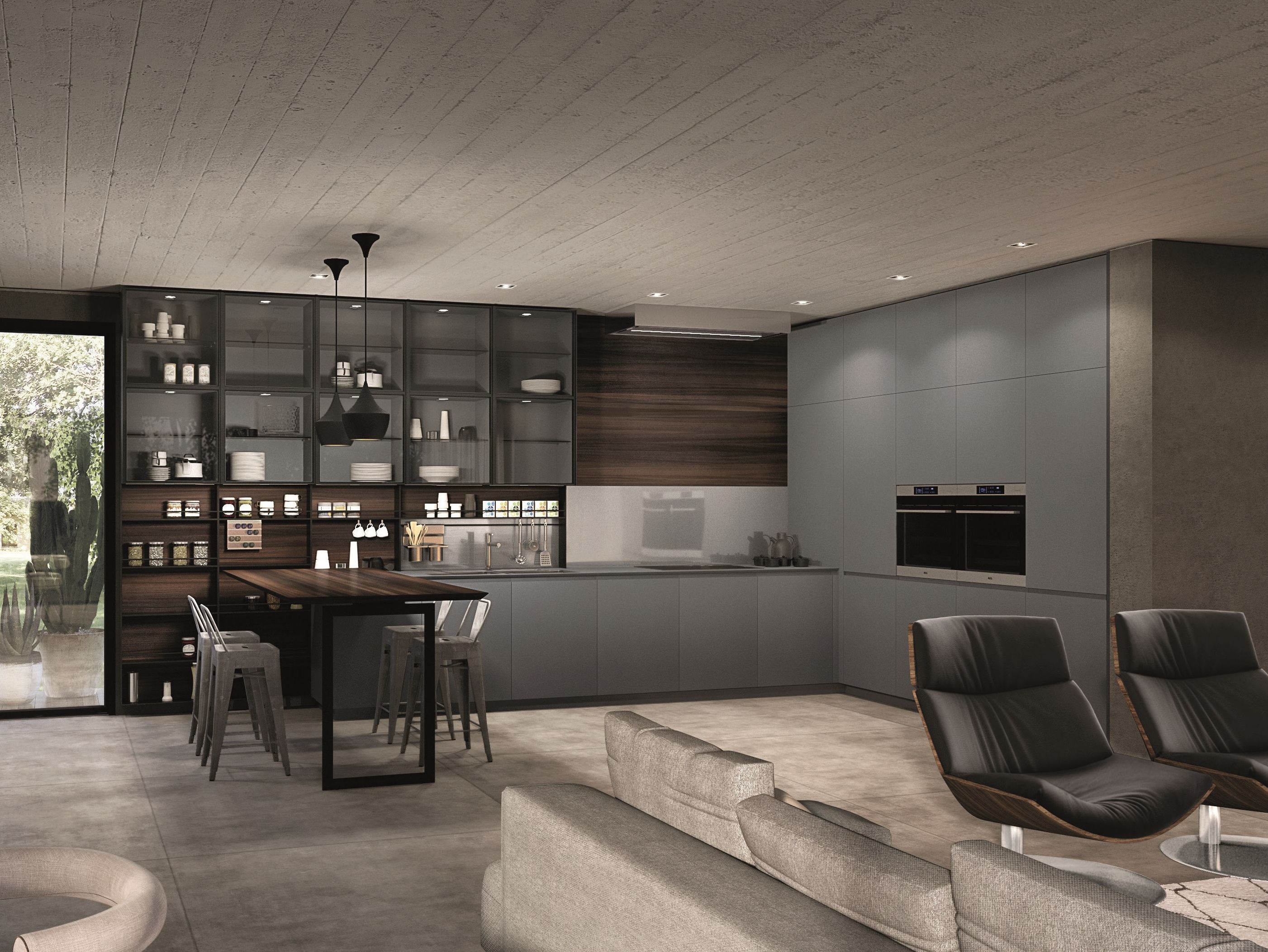 ANTIS | Aluminium kitchen By Euromobil design Roberto Gobbo