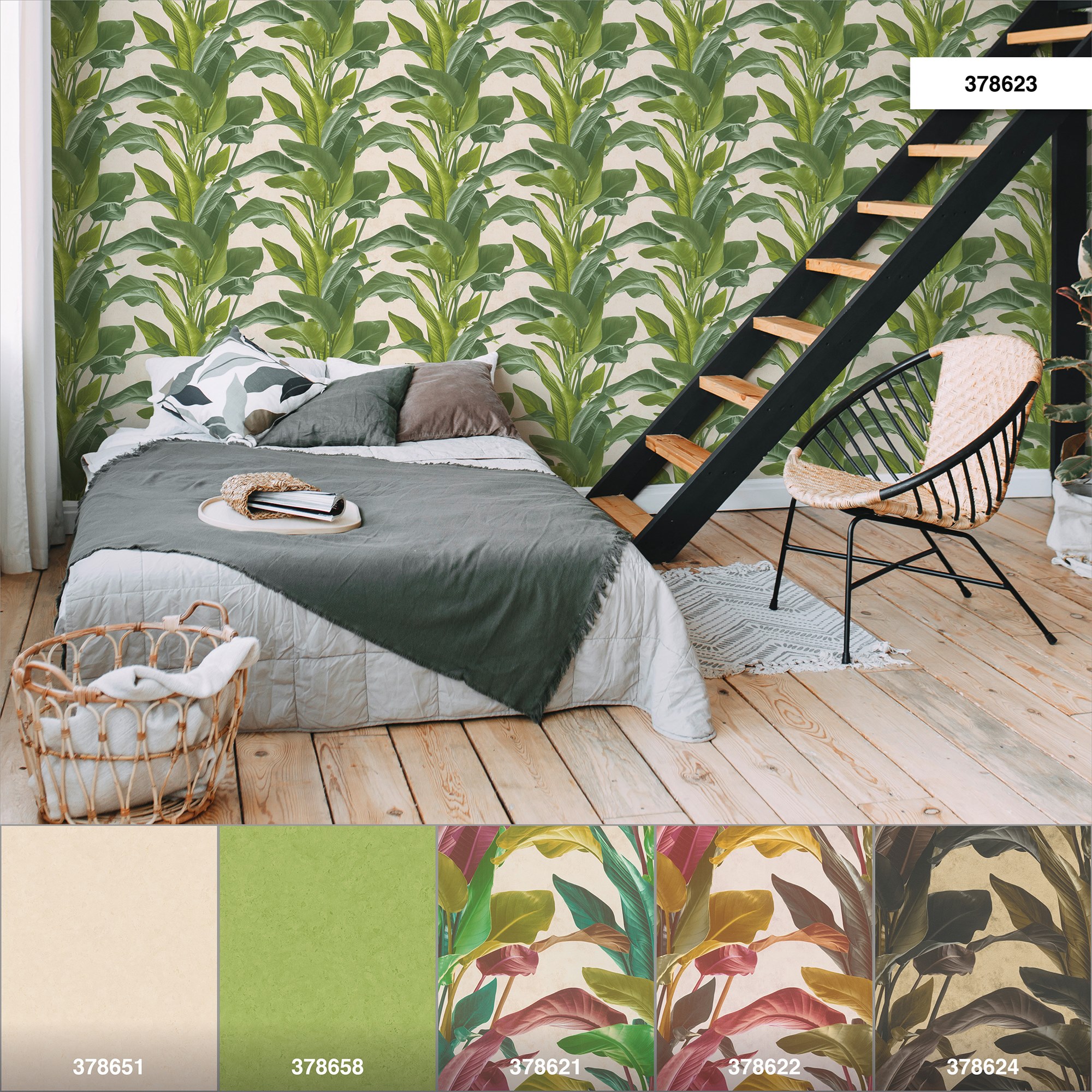 ANTONIO - BARCELONA | Wallpaper with floral pattern Metropolitan ...