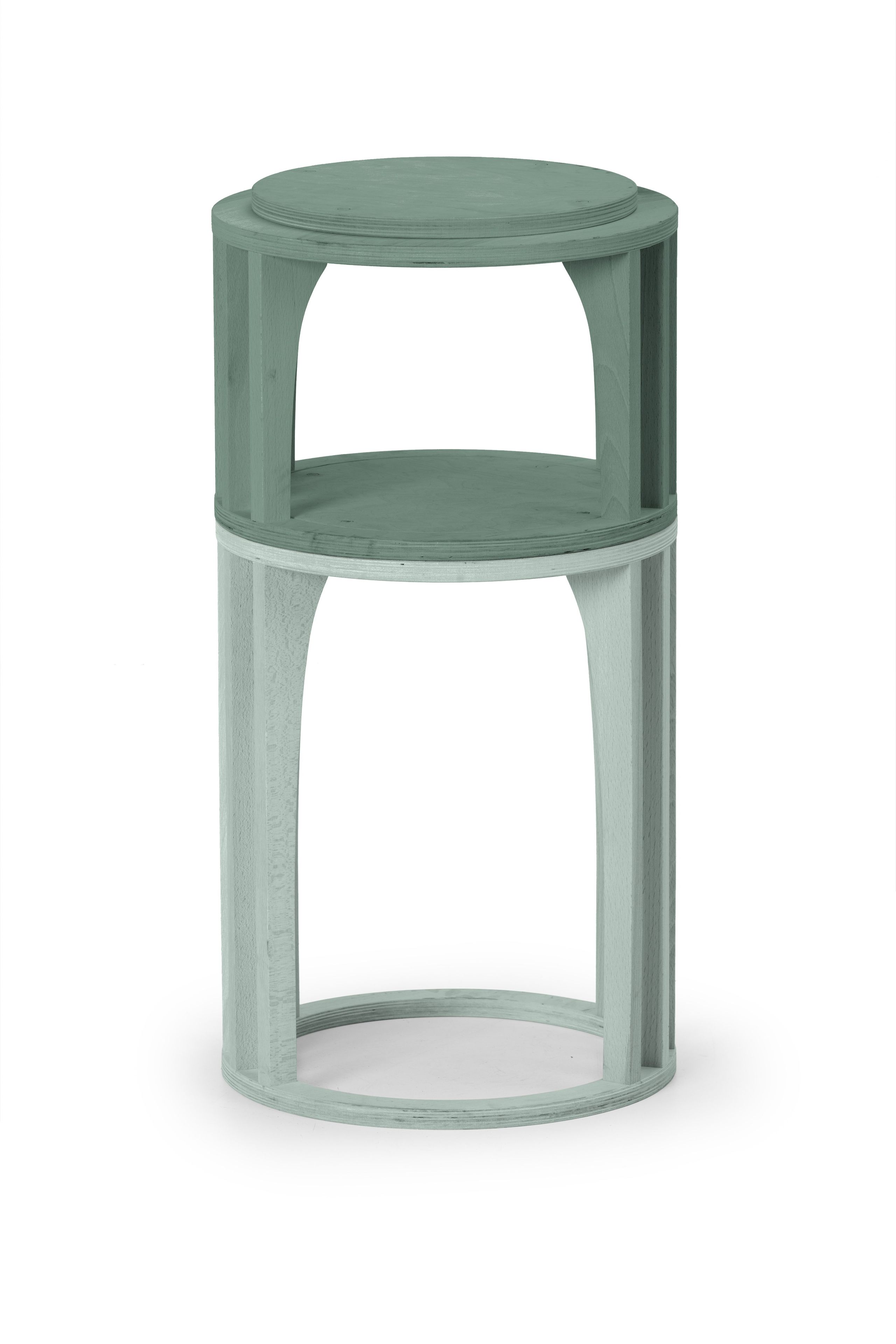 Beech stool / coffee table ANYWAY By True Design