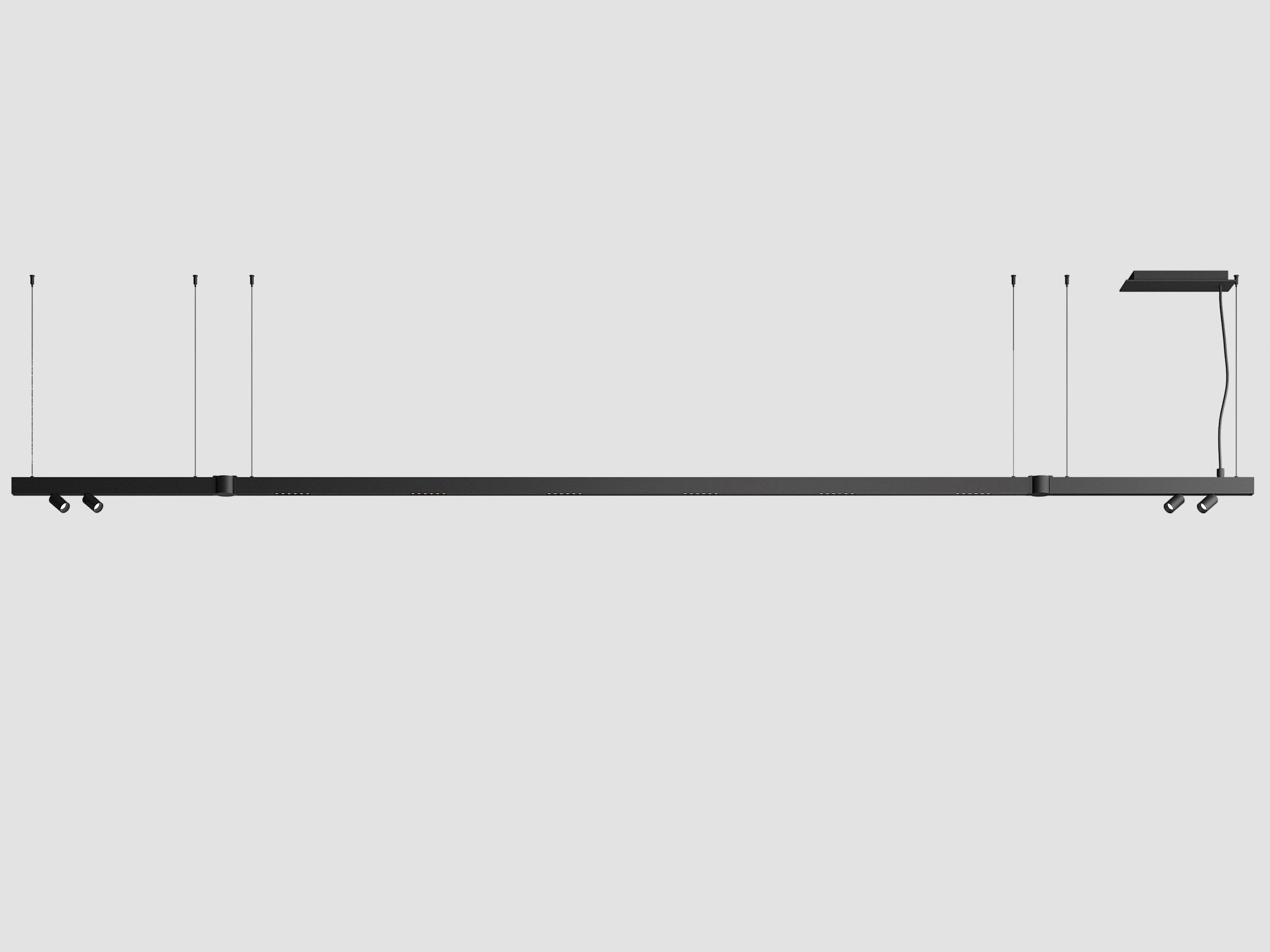 LED aluminium pendant lamp APEX LINEAL Apex Collection By LEDS C4