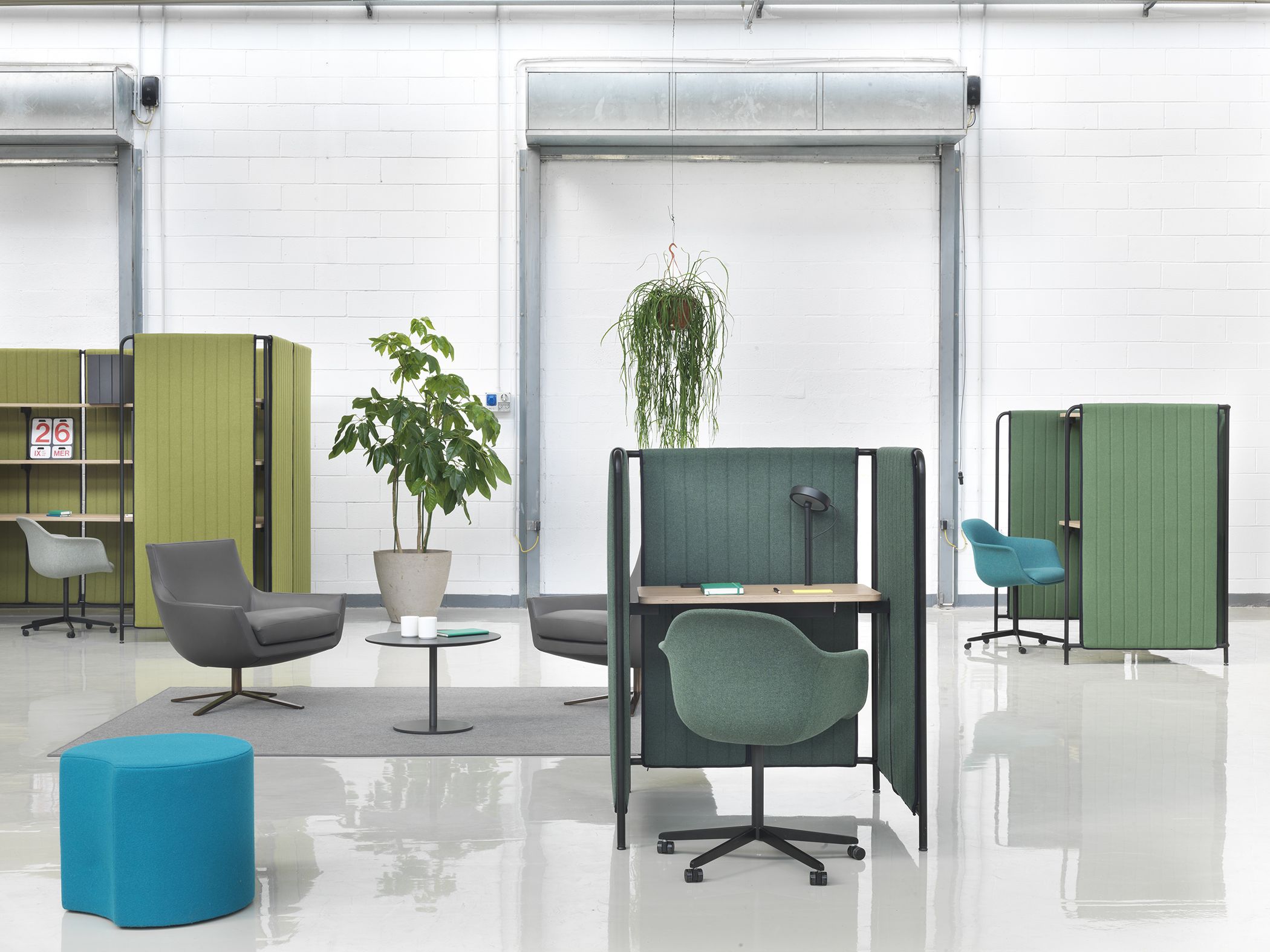 Pouf modulable rond en tissu APP By Marelli design Jacob Amtorp