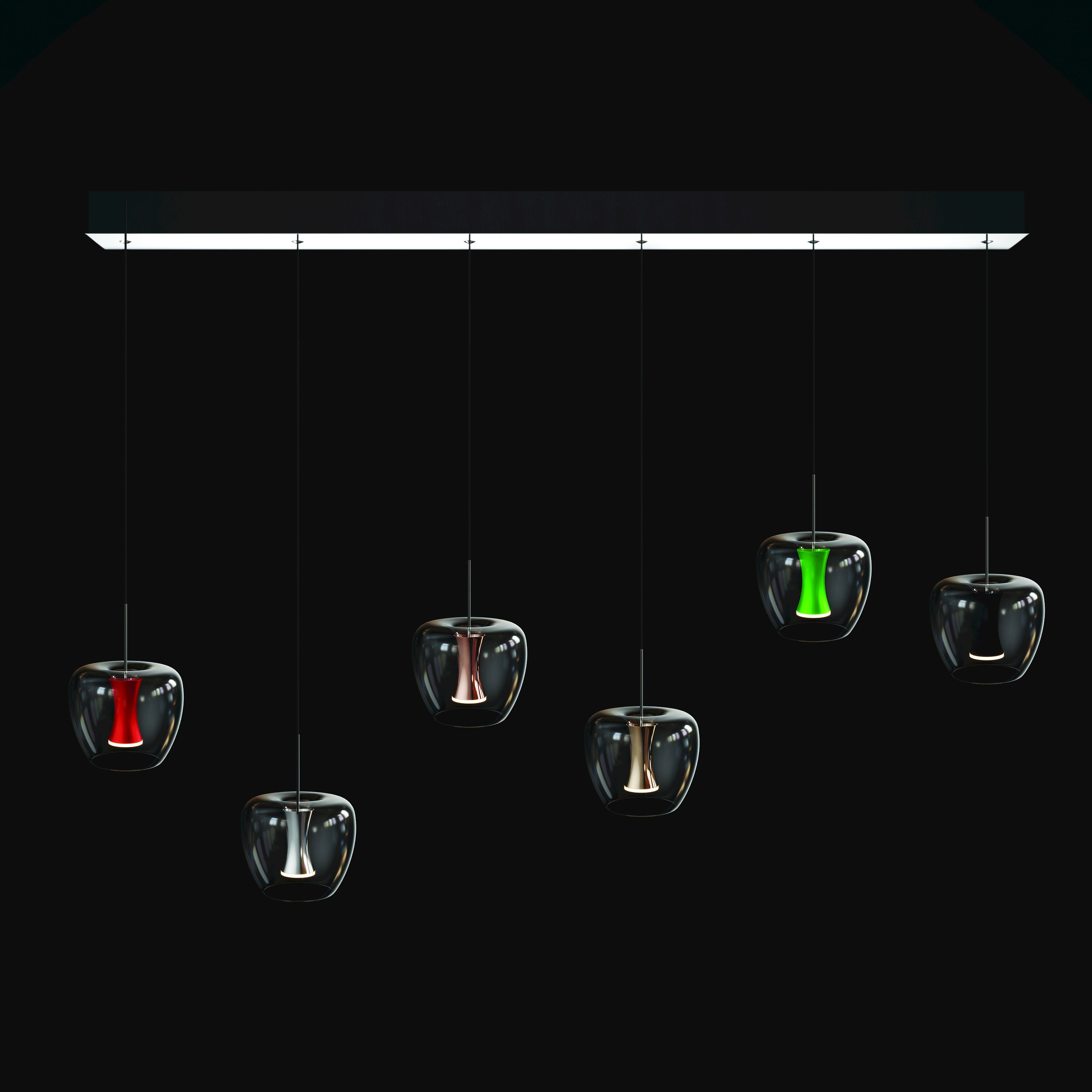 APPLE MOOD SMALL CANOPY pendant lamp By Quasar