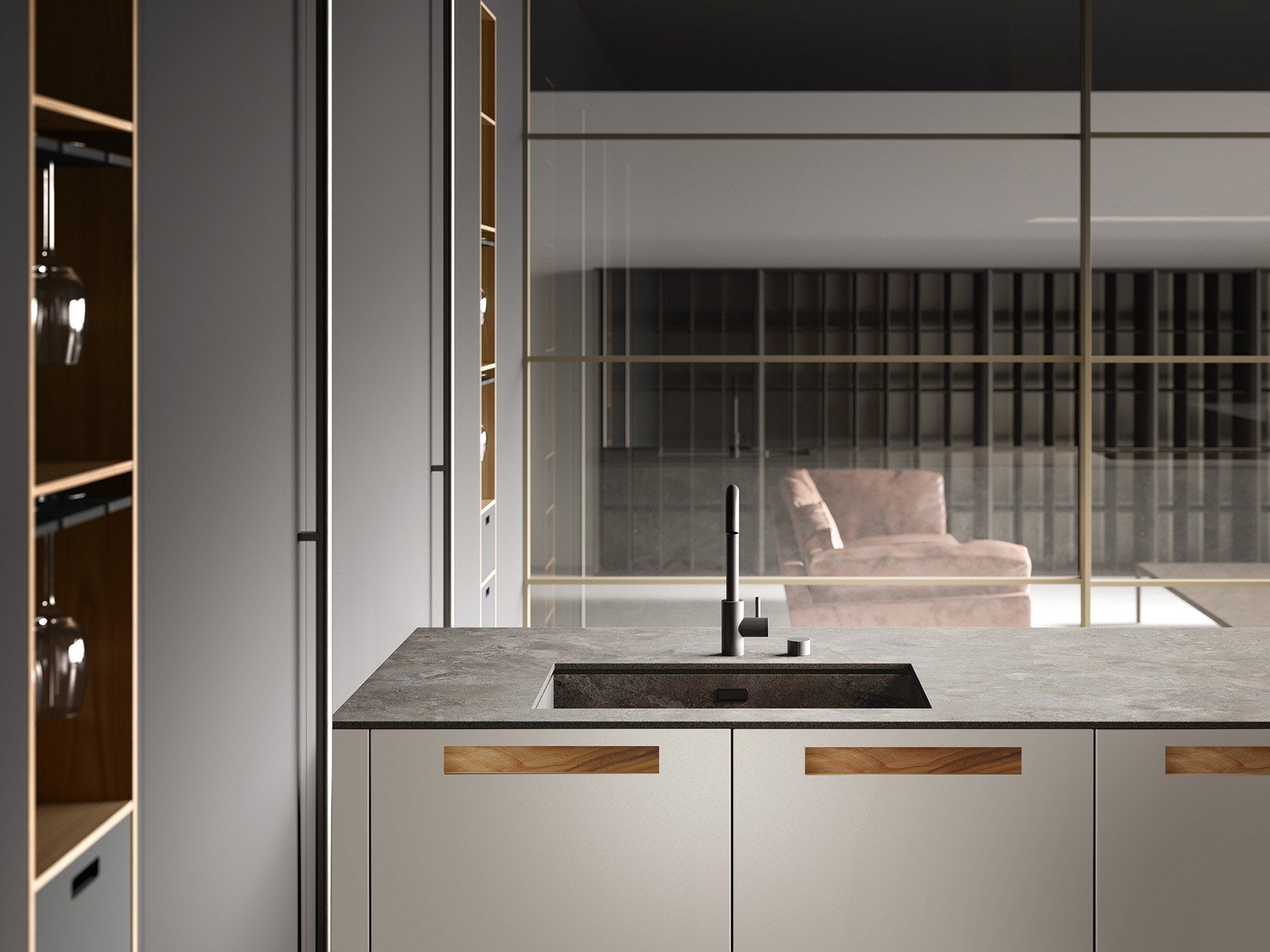 APRILE kitchen By Boffi design Piero Lissoni