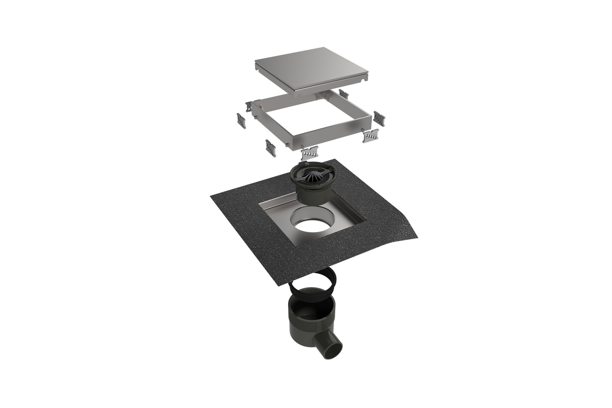 AQUA JEWELS QUATTRO TILE Shower channel By ESS Easy Drain