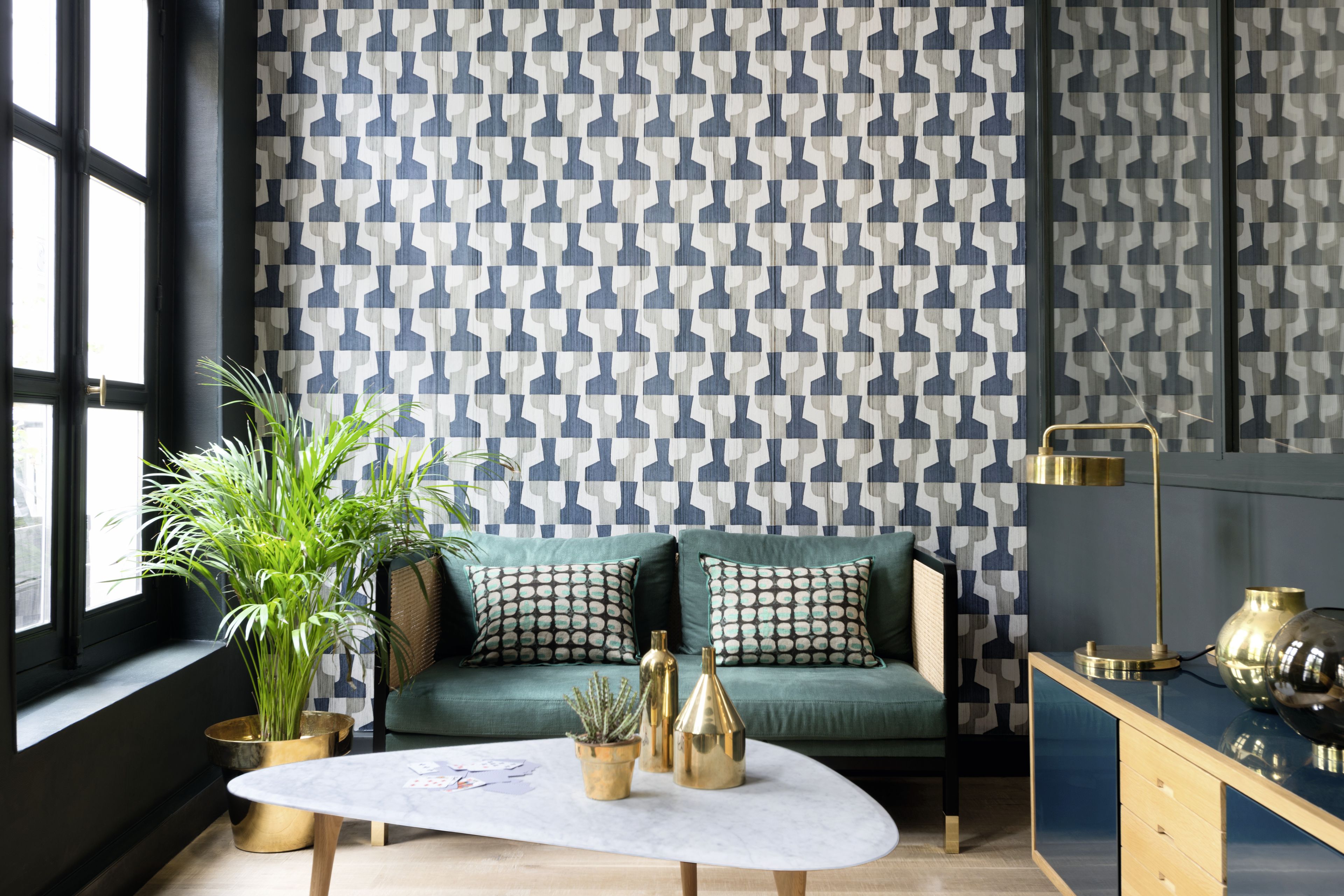 Indoor polyester wall tiles ARAMBOL Pop Collection By Élitis