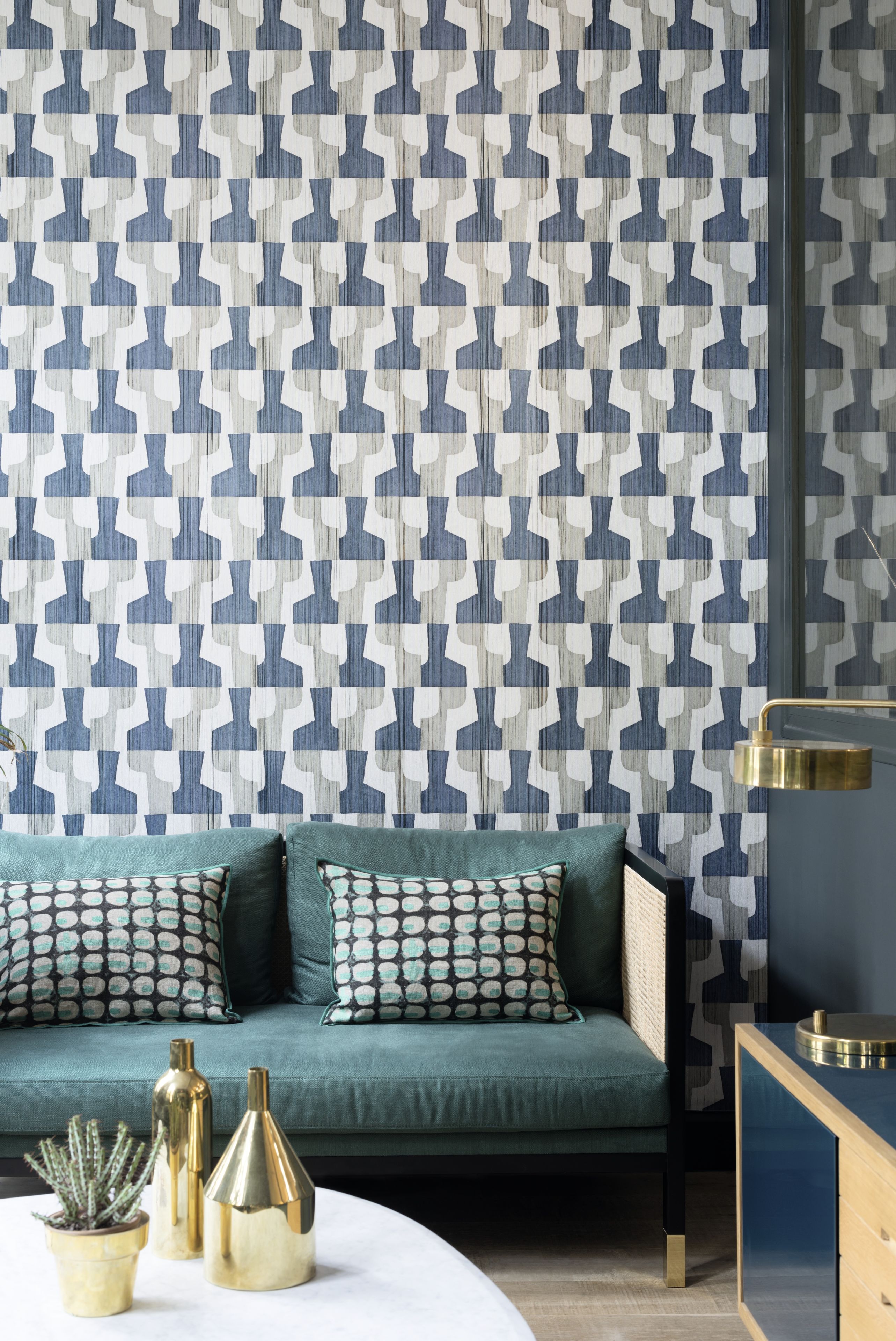 Indoor polyester wall tiles ARAMBOL Pop Collection By Élitis