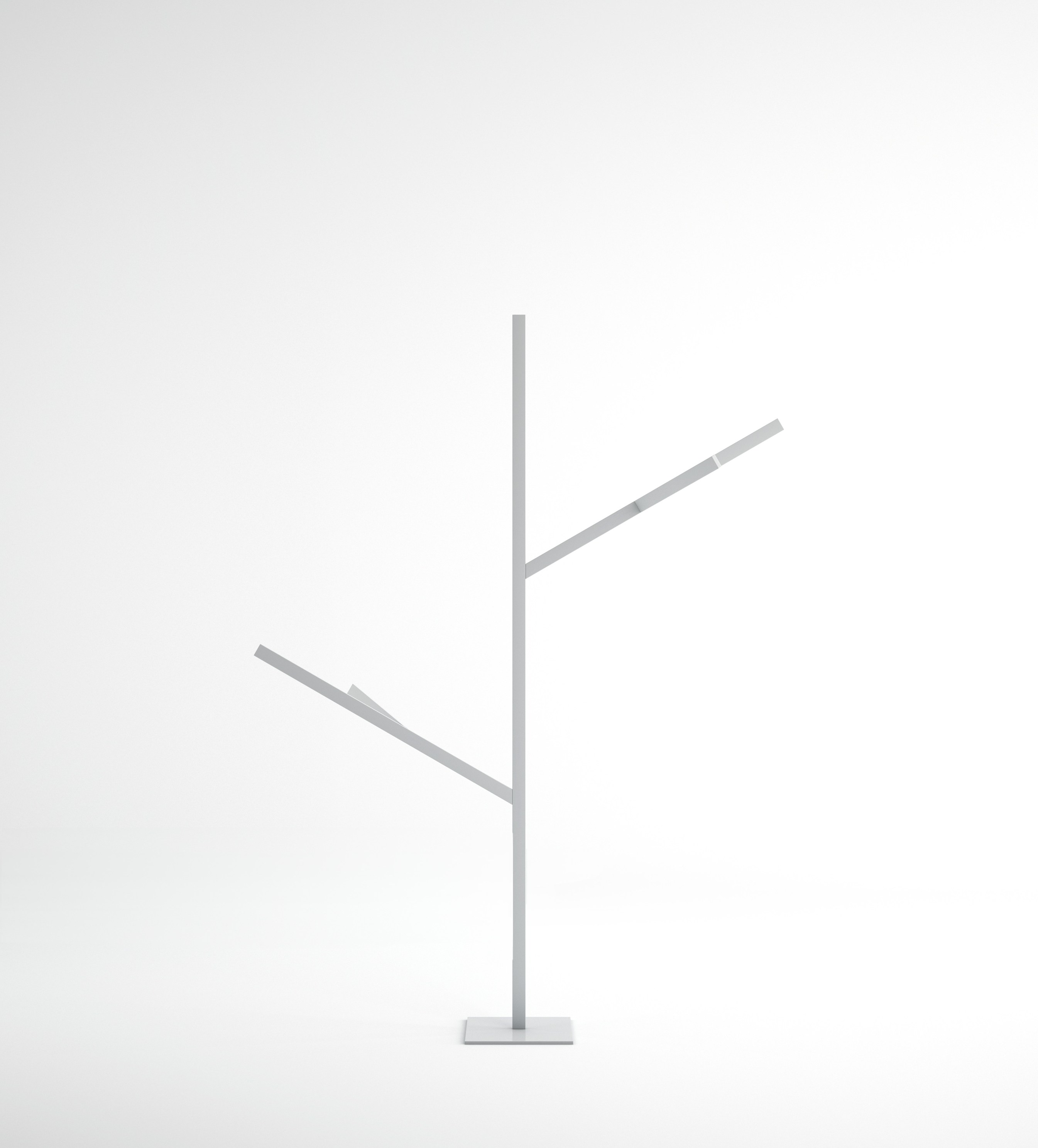 LED aluminium Floor lamp ARBOL BLAU By GANDIA BLASCO design Fran Silvestre