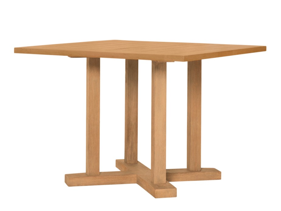 ARBOR Square teak dining table By JANUS et Cie | design Janice Feldman