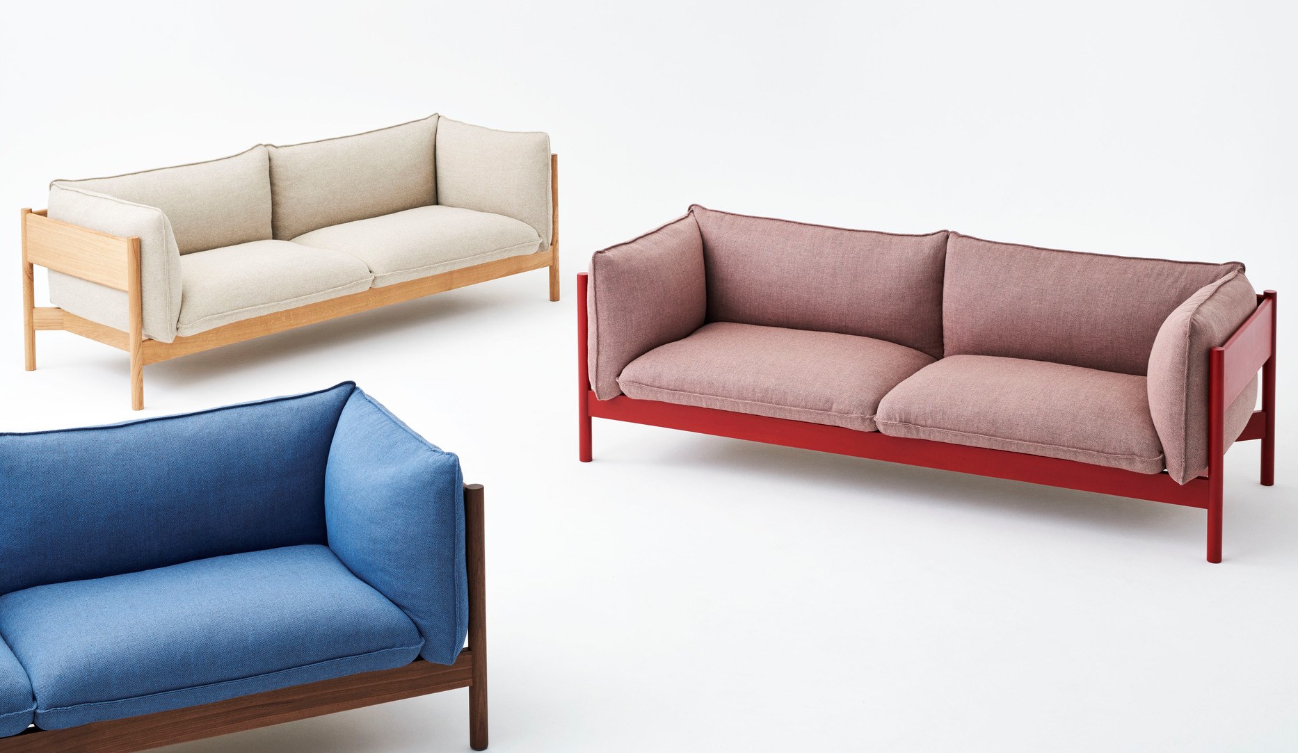 ARBOUR - OILED WAXED WALNUT Sofa By Hay