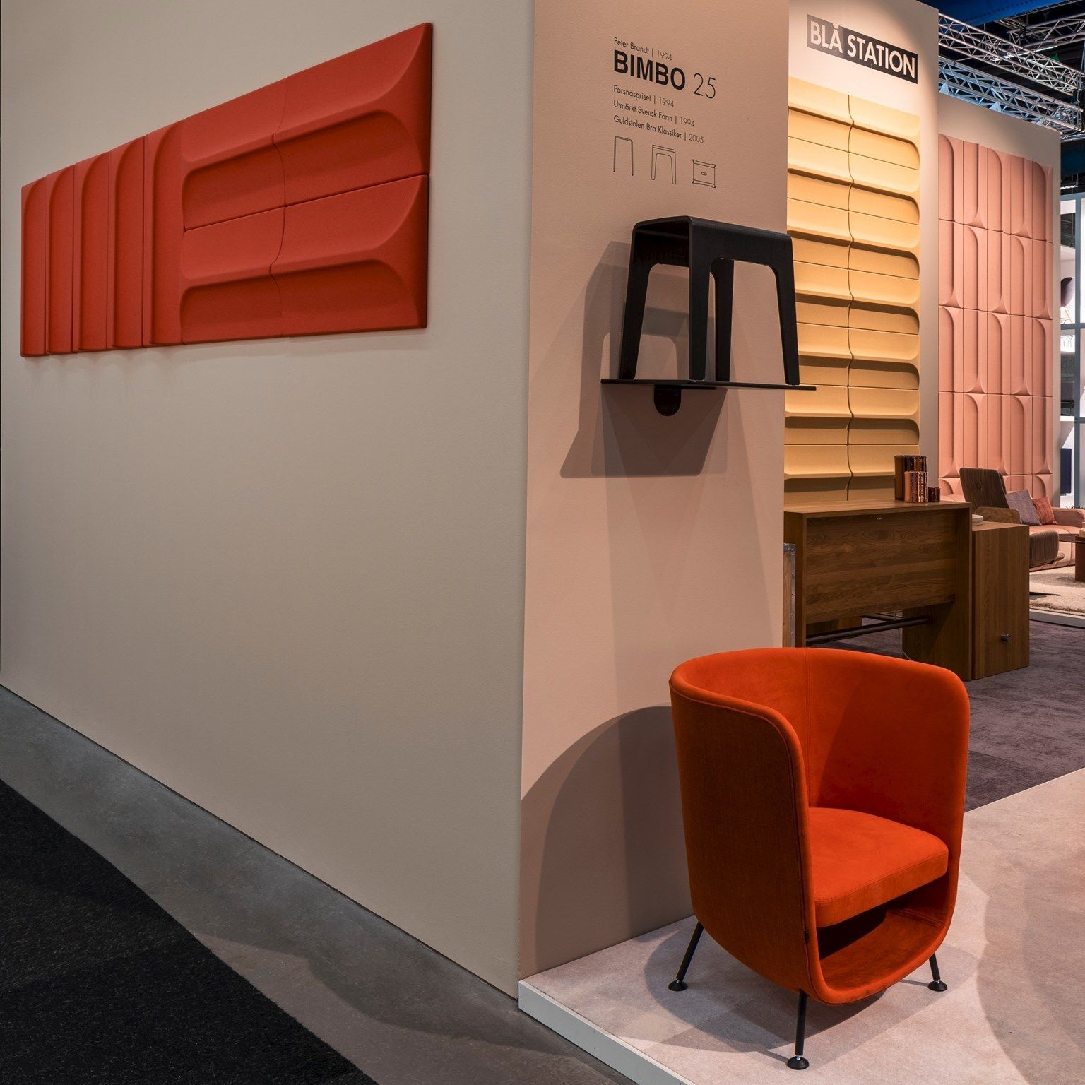 Polyester Acoustic wall panel ARC By Blå Station design Stone Designs