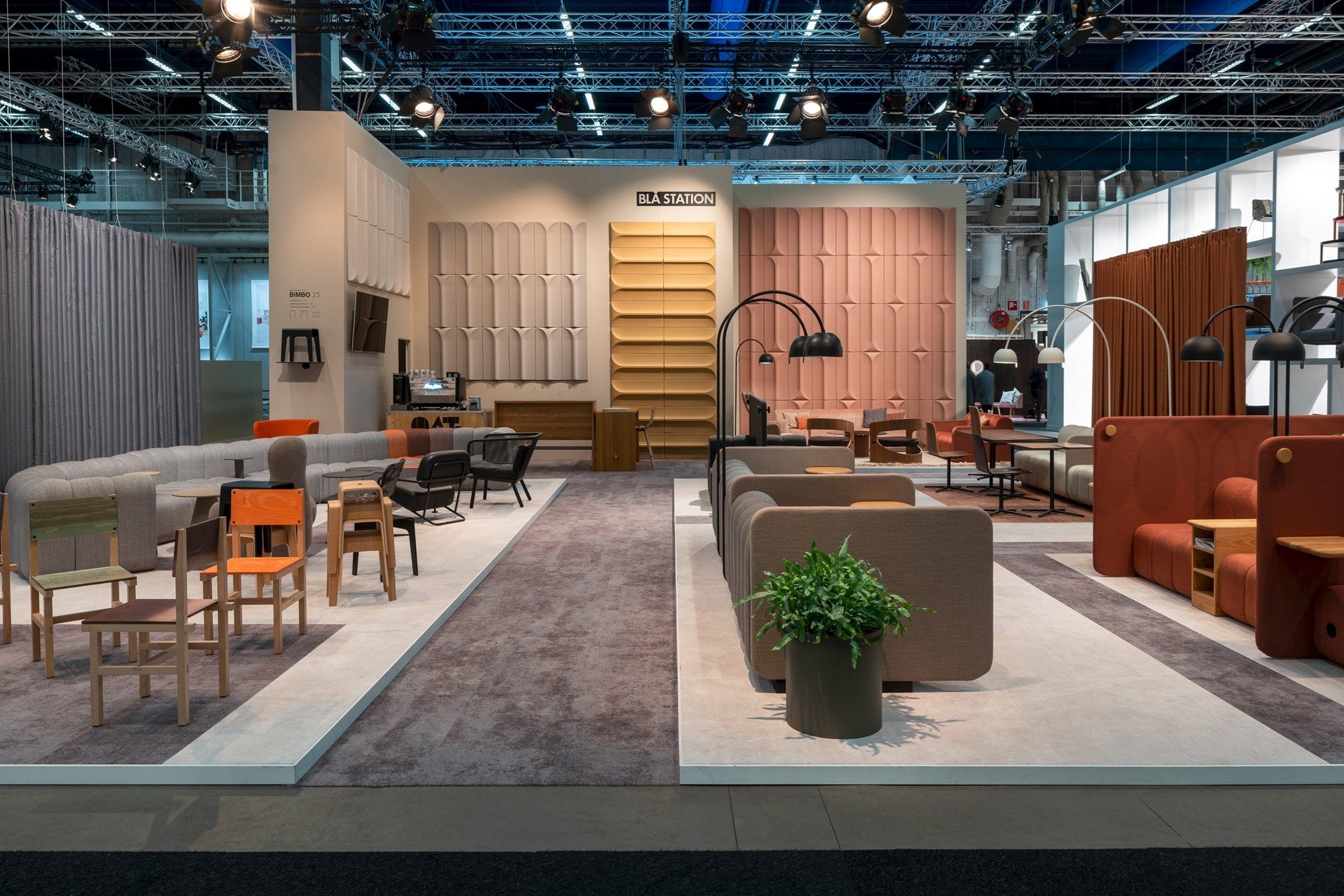 Polyester Acoustic wall panel ARC By Blå Station design Stone Designs