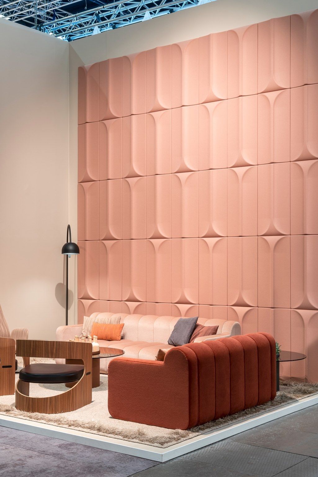 Polyester Acoustic wall panel ARC By Blå Station design Stone Designs