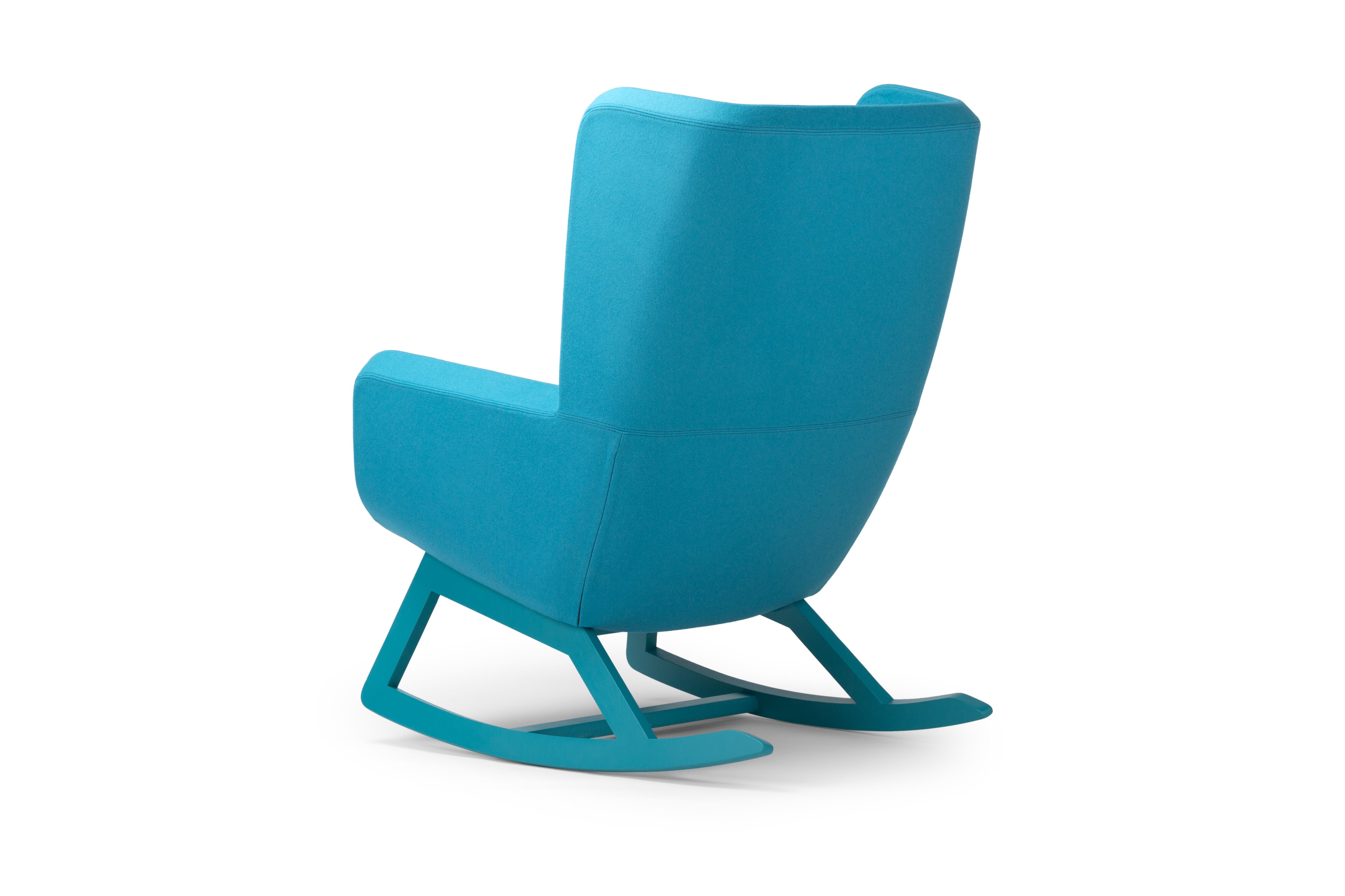 ARCA LOUNGE Poltrona a dondolo con schienale alto By True Design ...