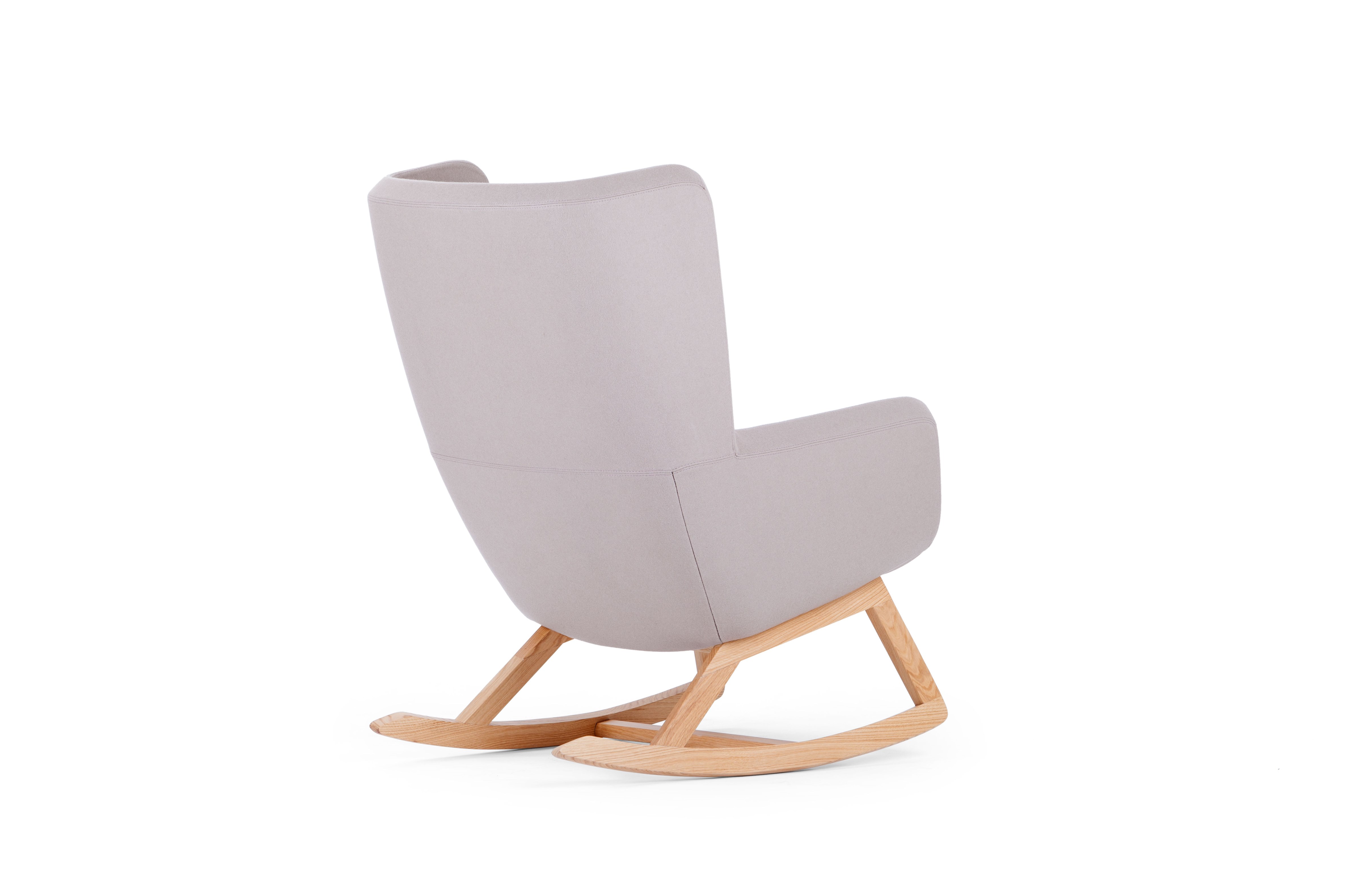ARCA LOUNGE Poltrona a dondolo con schienale alto By True Design ...