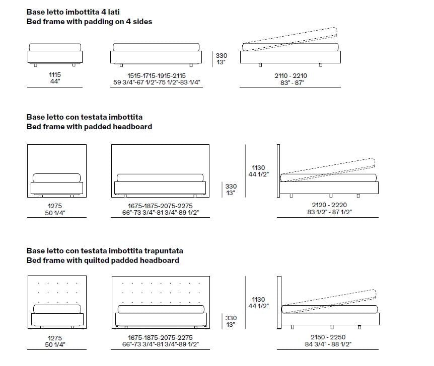 ARCA 床 By Poliform