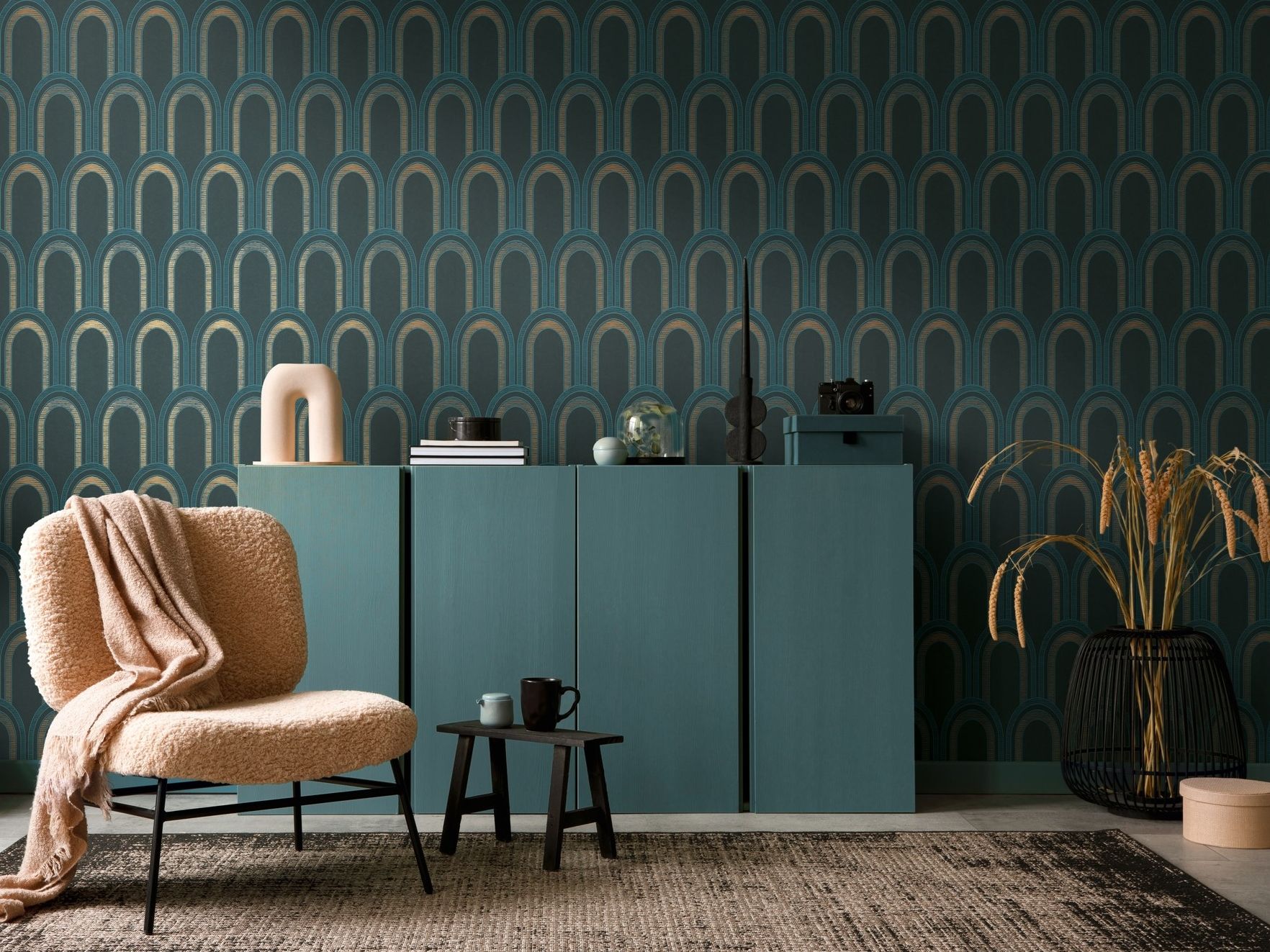 ARCADE - GRAPHICS III Papier peint By Architects Paper