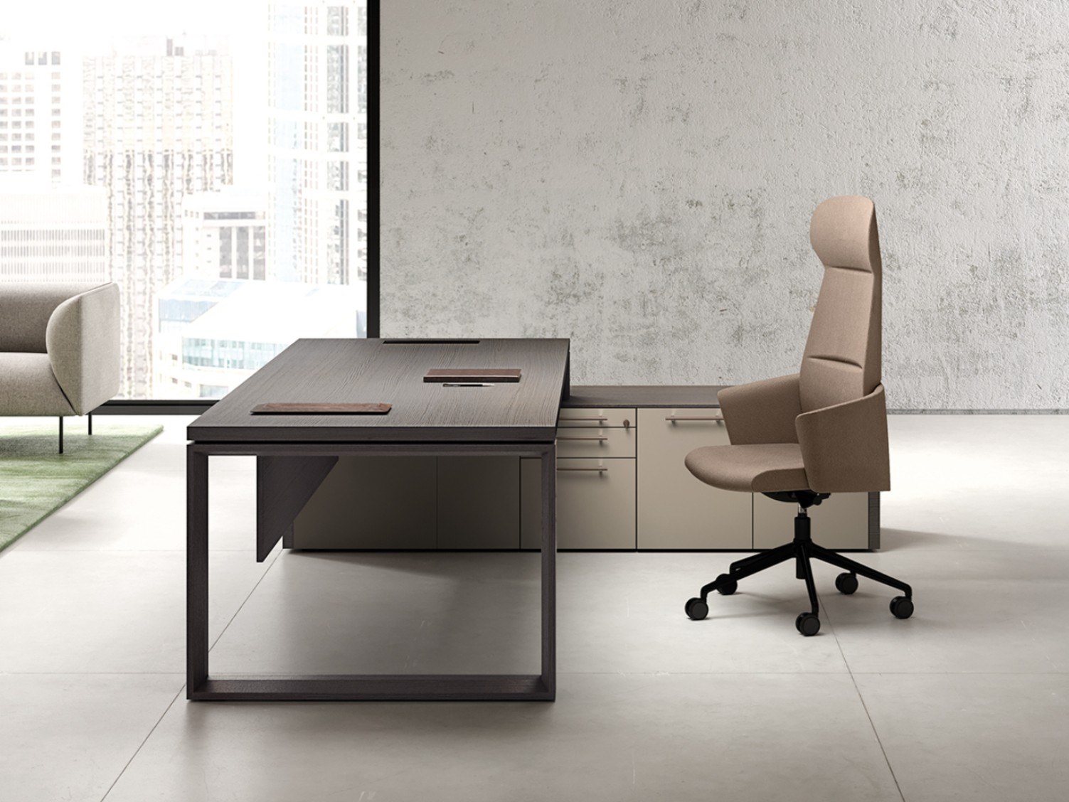 ARCHE | Executive desk By Bralco design Gianantonio Perin, Giorgio Topan